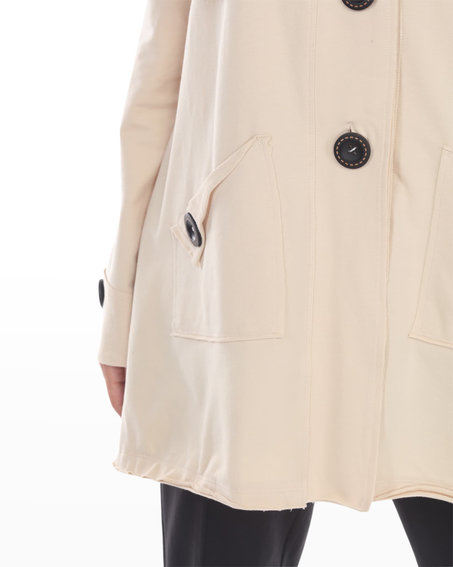 Neon Buddha Appreciation Hooded Button-Down Jacket | Neiman Marcus