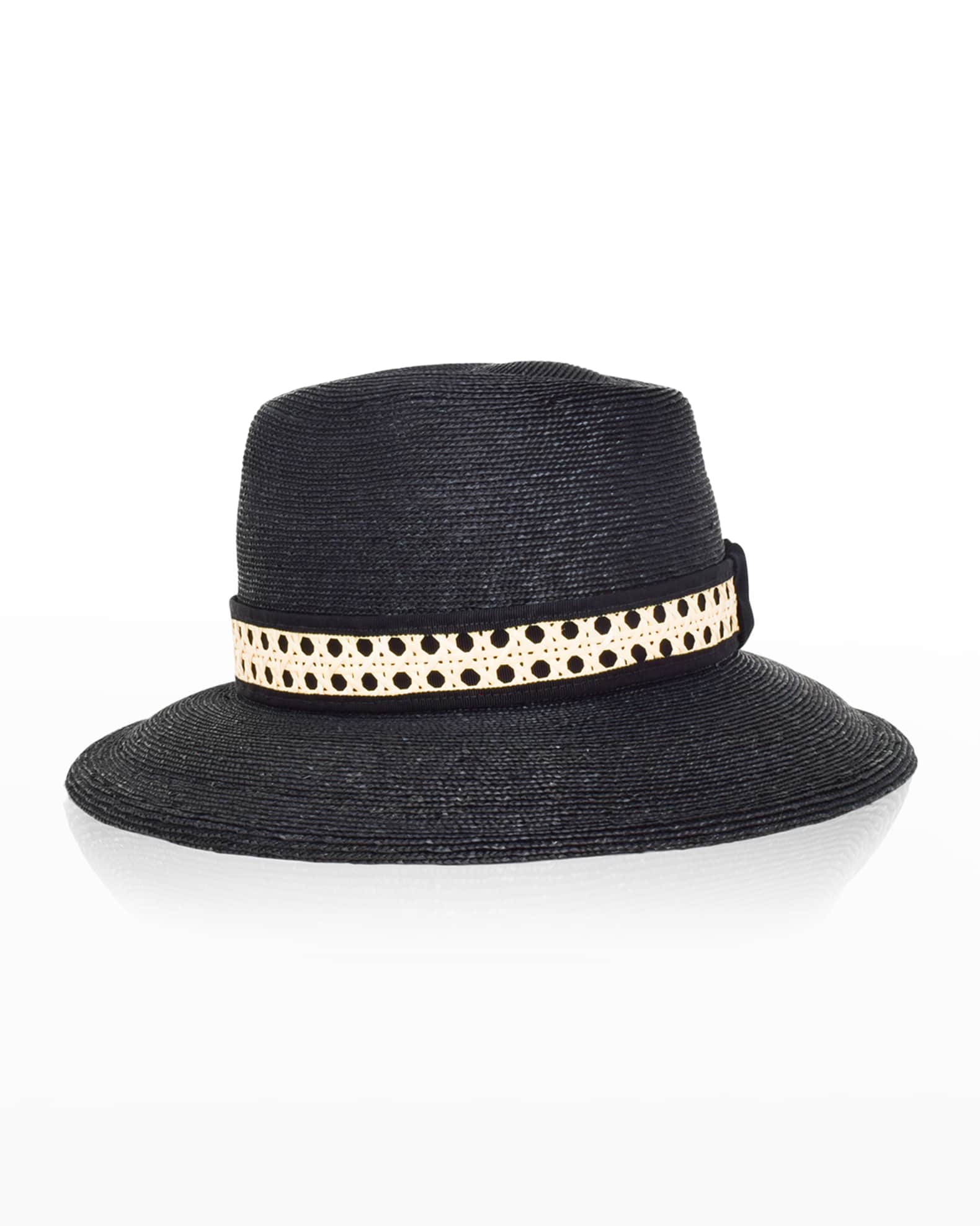 Gigi Burris Casey Milan Straw & Bamboo Sun Hat | Neiman Marcus
