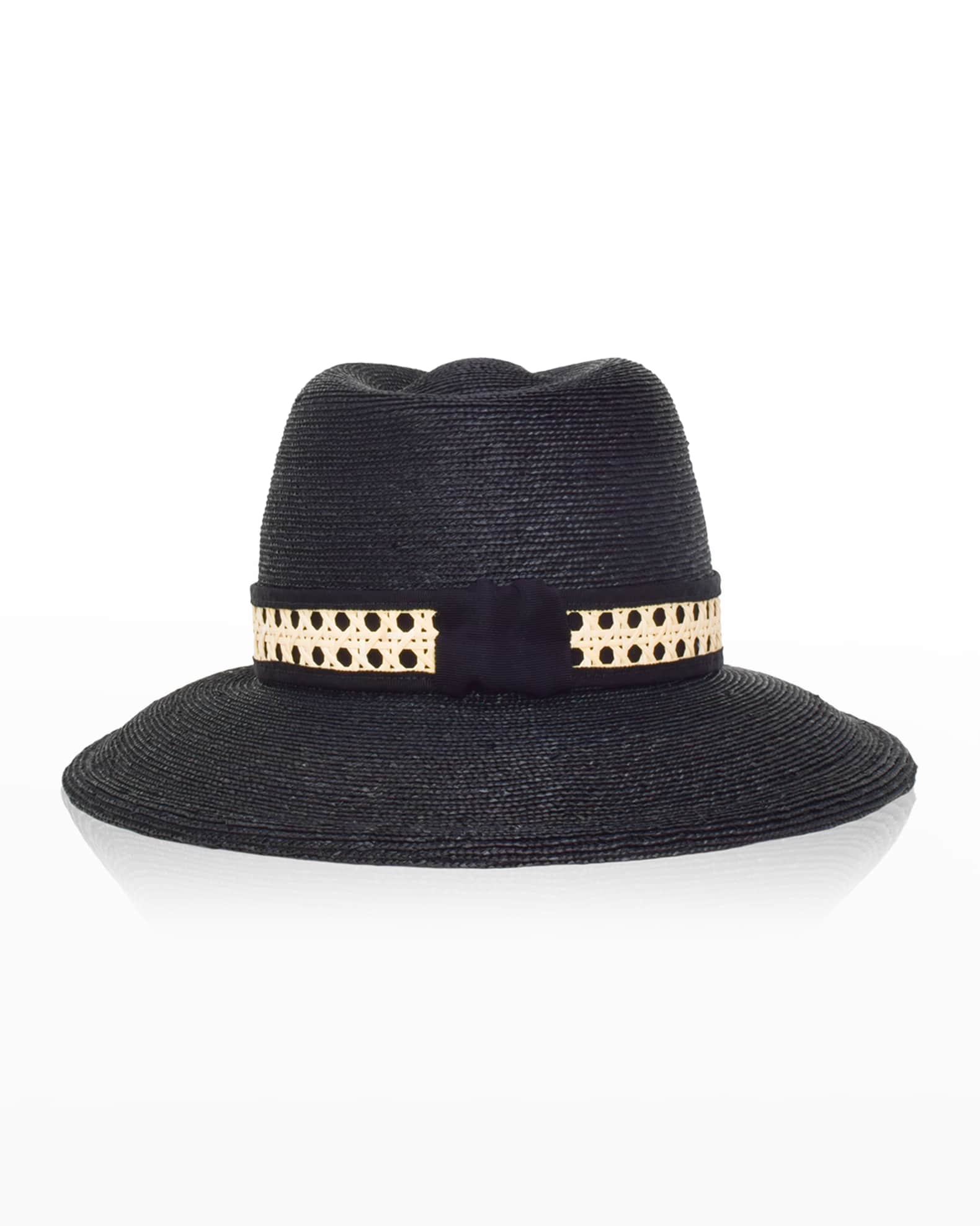 Gigi Burris Casey Milan Straw & Bamboo Sun Hat | Neiman Marcus