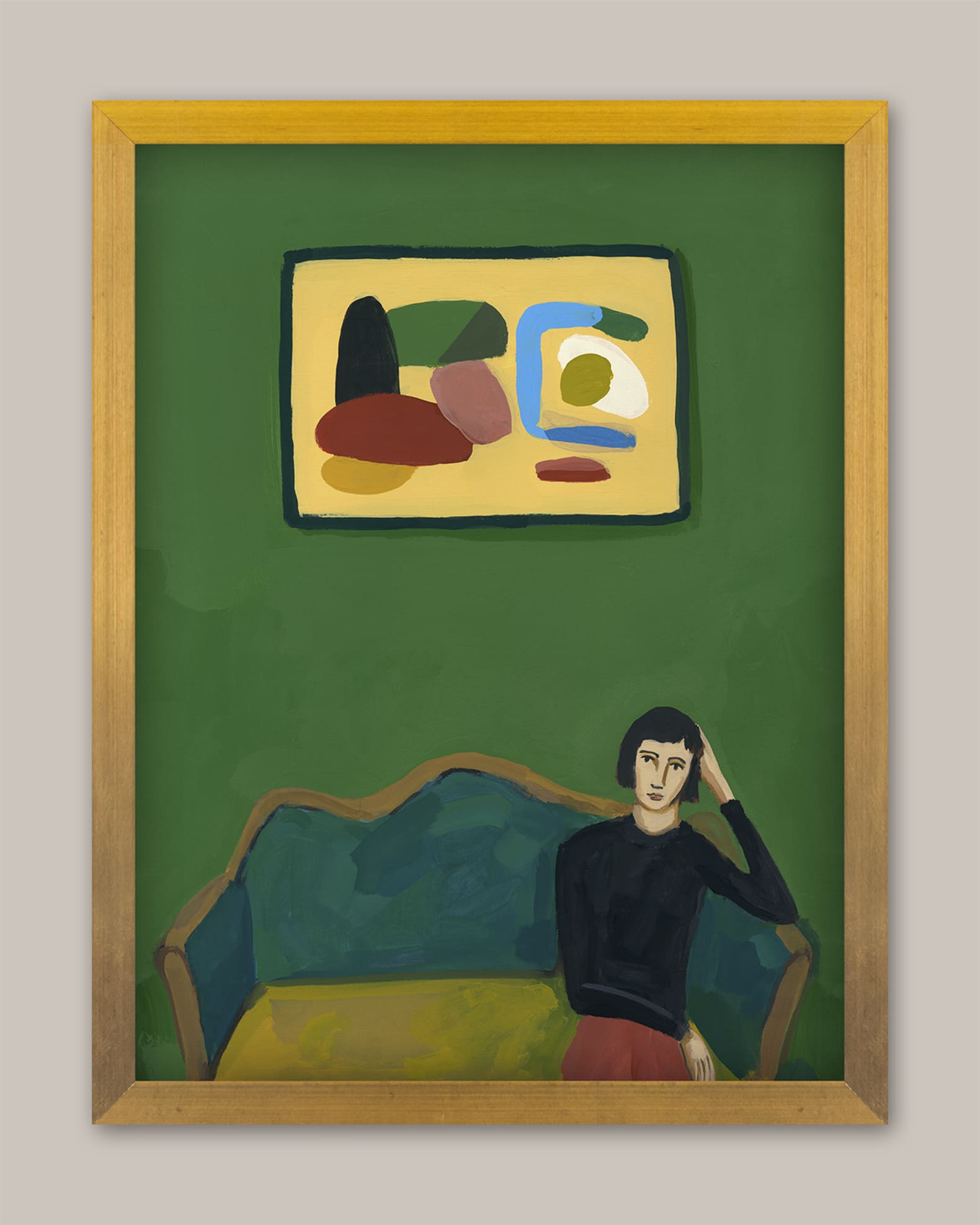 Grand Image Home Enwright With Abstract' Framed Wall Art | Neiman Marcus