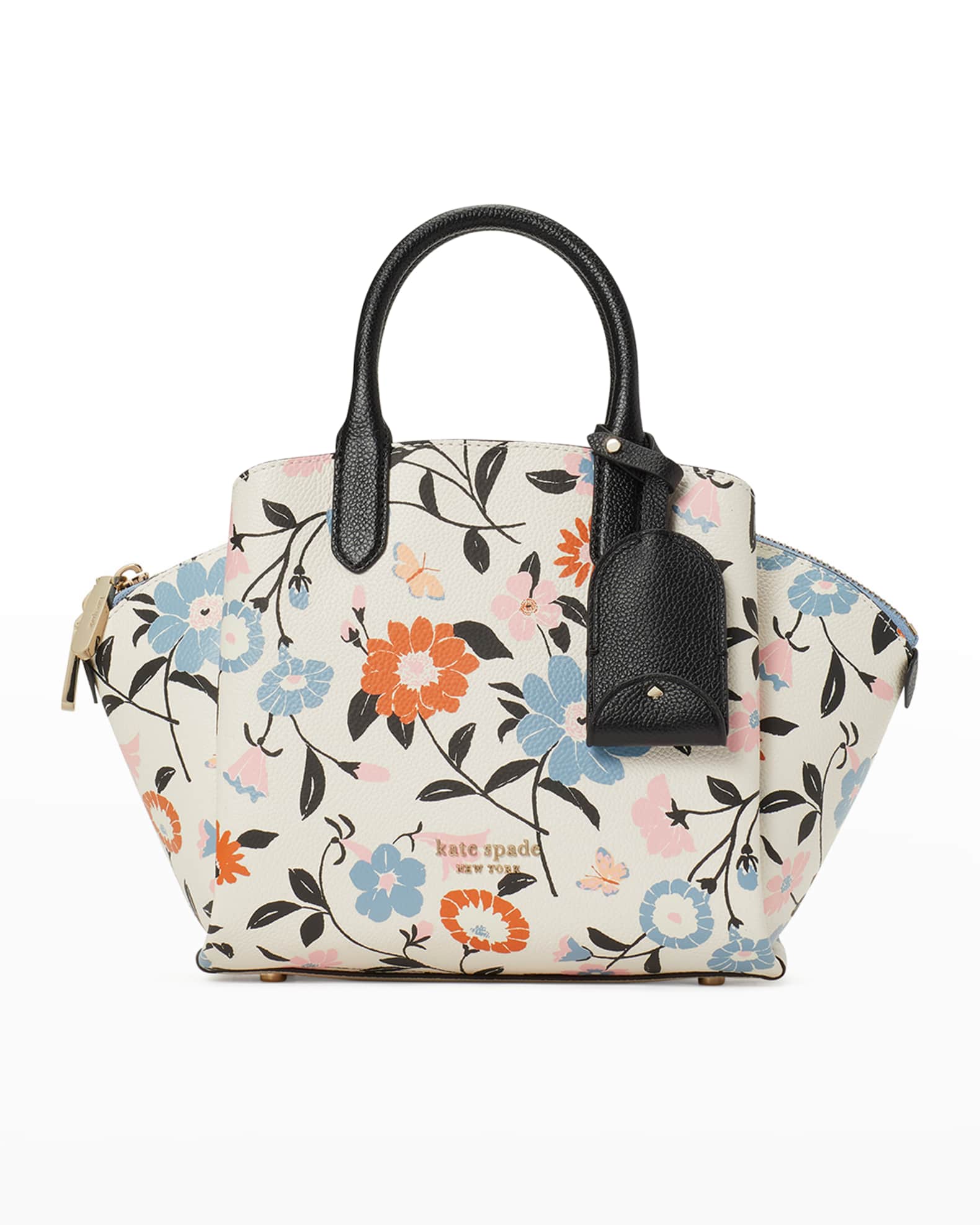 kate spade new york avenue mini floral garden-embossed satchel bag ...