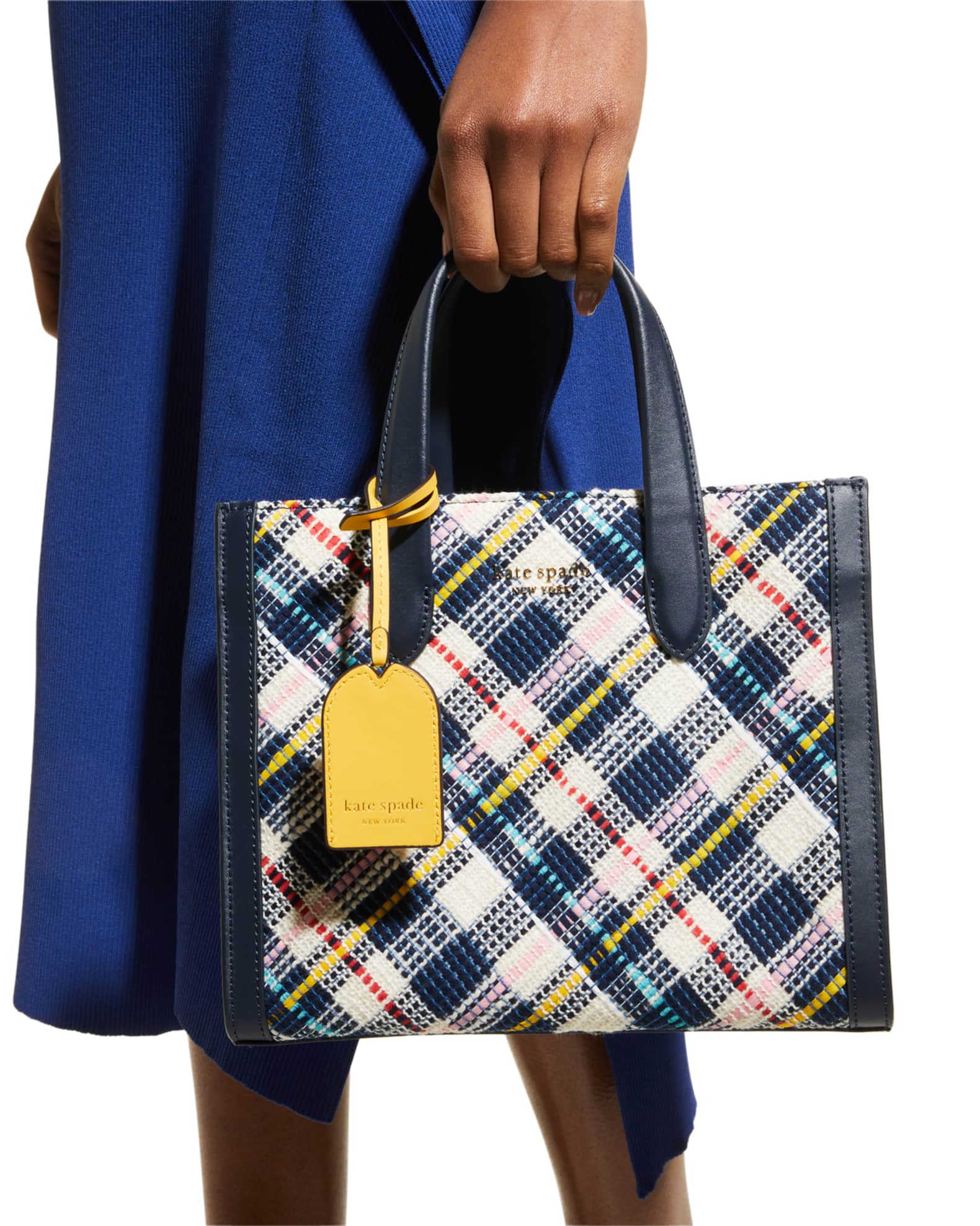 kate spade new york manhattan small tweed tote bag | Neiman Marcus