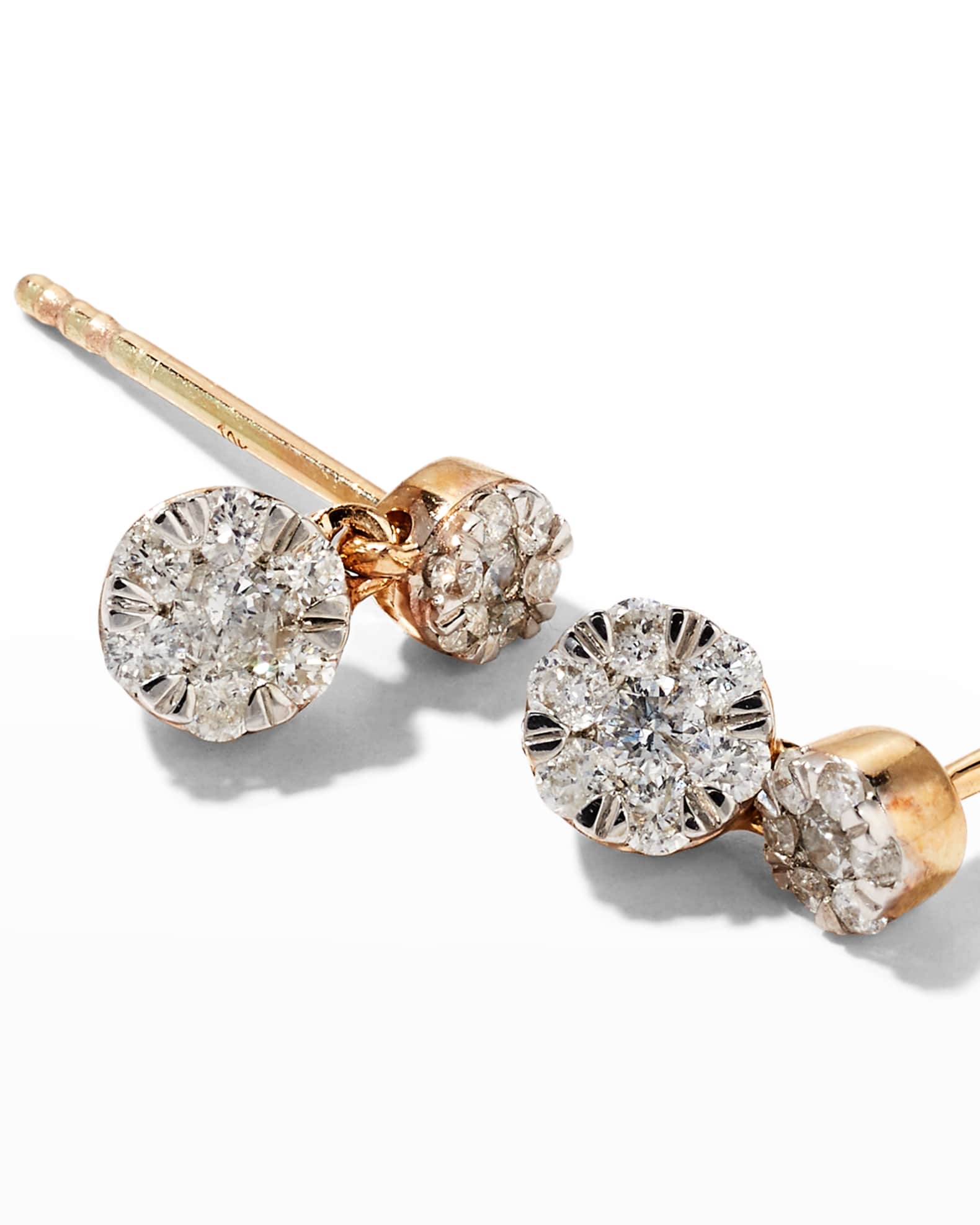 STONE AND STRAND Diamond Burst Dangle Earrings | Neiman Marcus
