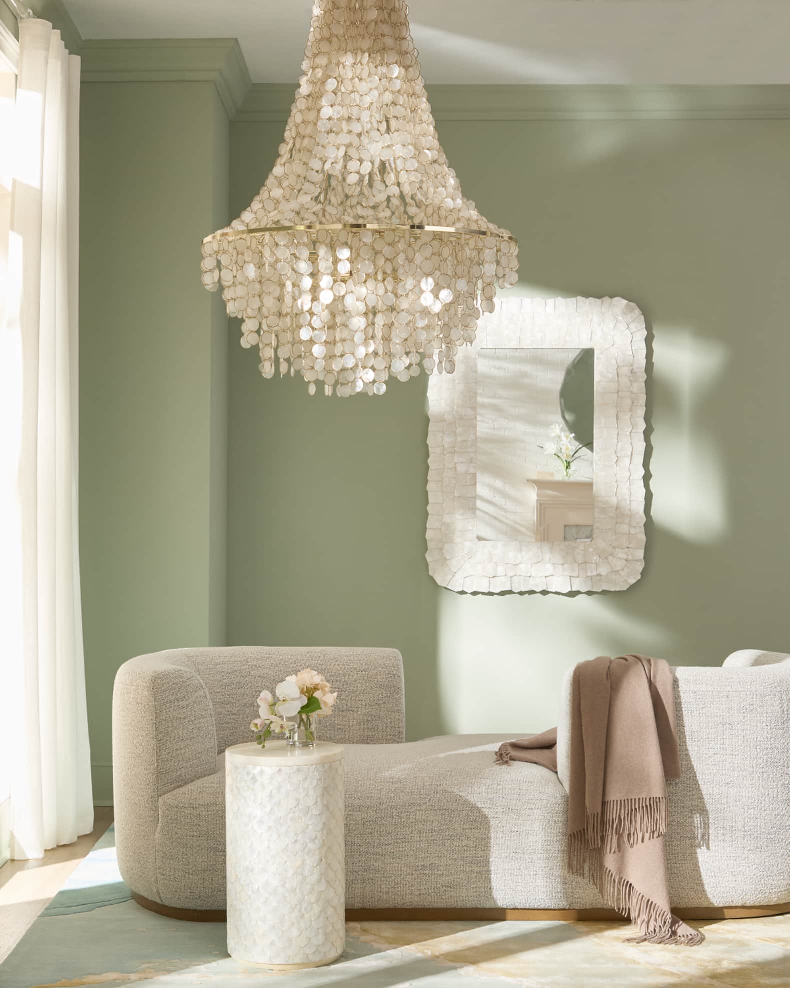 Four Hands Deandra Tete A Tete Chaise | Neiman Marcus