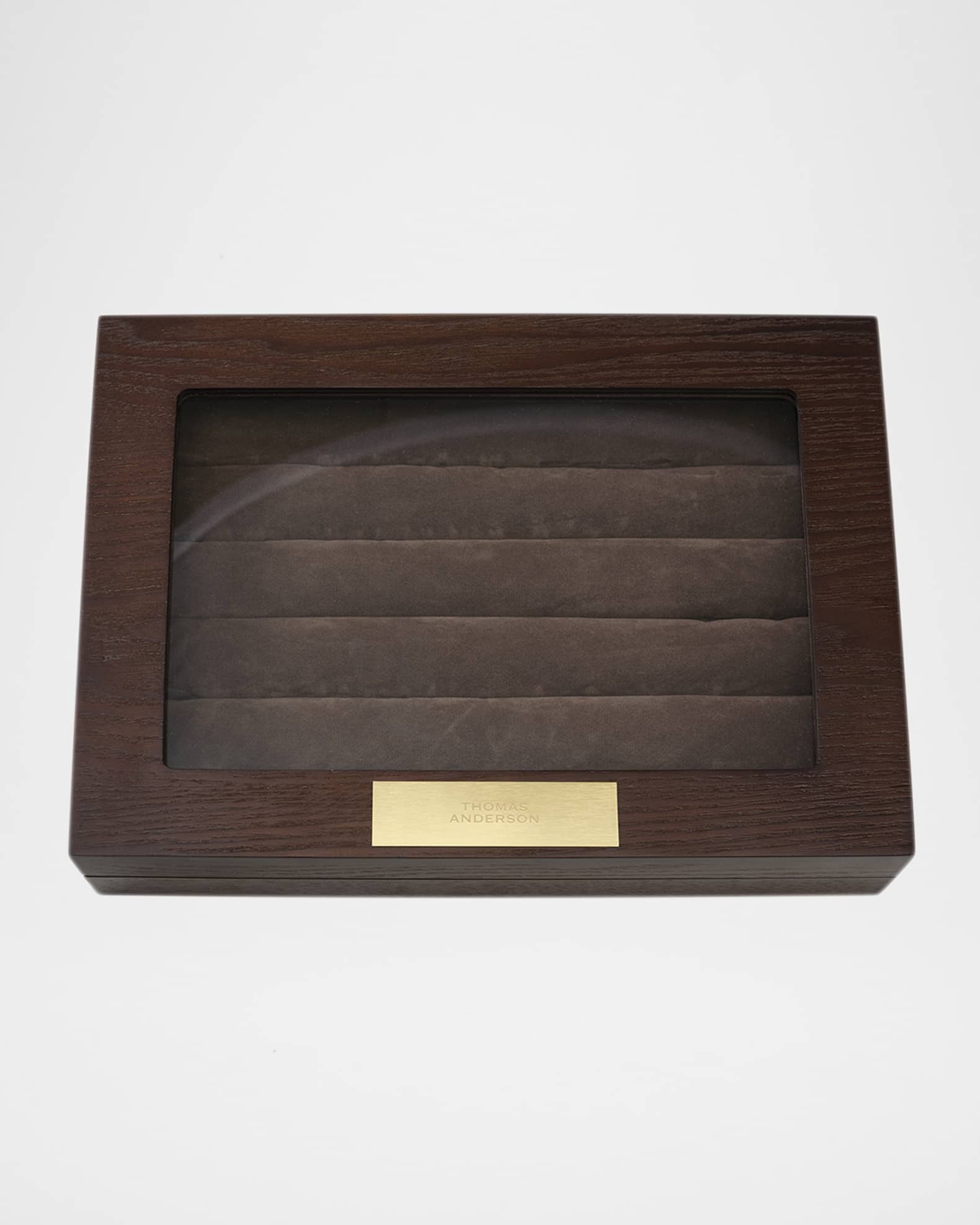 Cufflinks Inc. Men's Espresso Collector's Wooden Cufflink Case, 36 ...