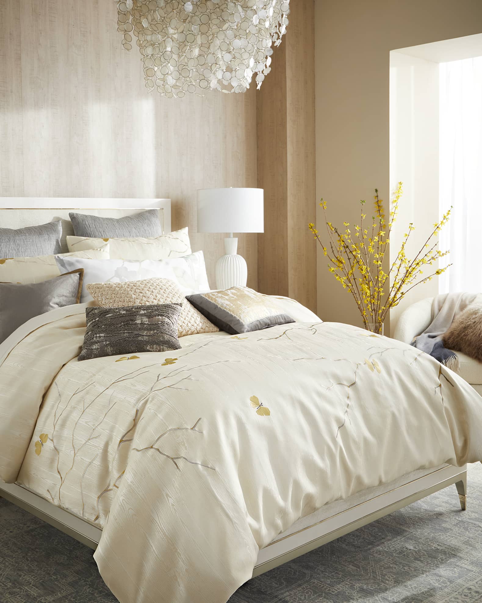 Butterfly Gingko Bedding Collection | Neiman Marcus
