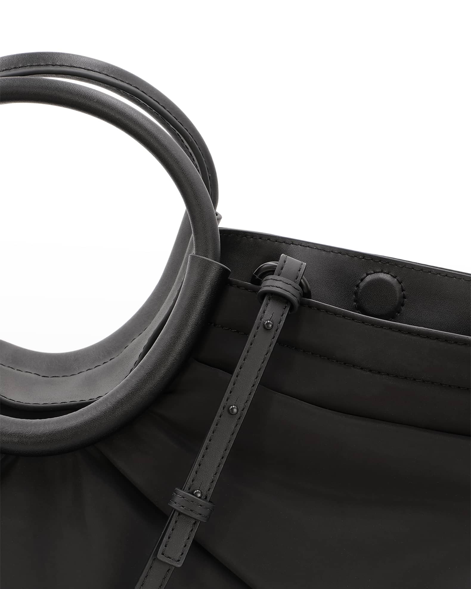 Transience Gather Around Pleated Top-Handle Bag | Neiman Marcus