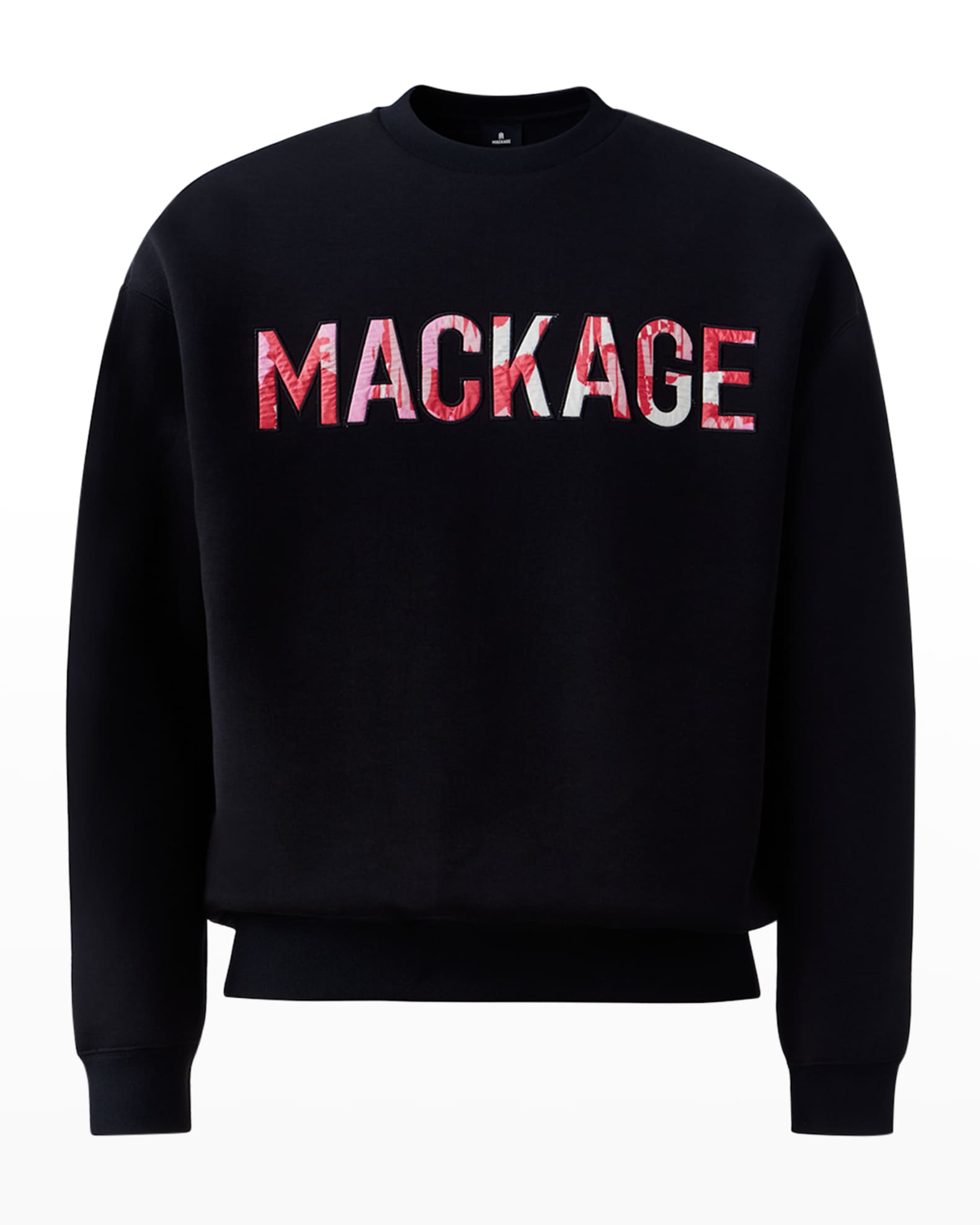 Mackage Men's Max Logo Crew Sweater | Neiman Marcus