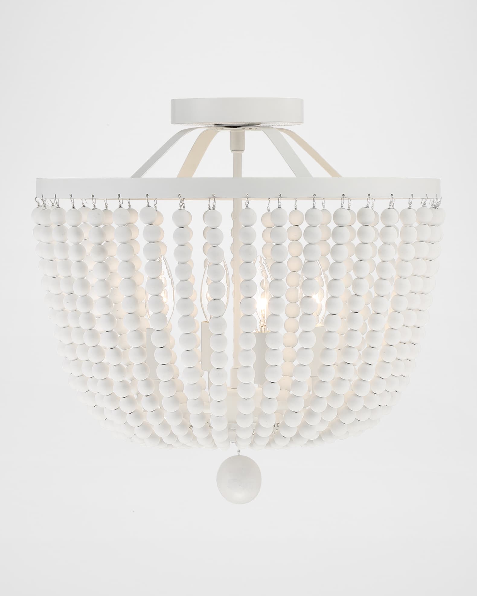 Crystorama Rylee 4-Light Matte White Ceiling Mount | Neiman Marcus