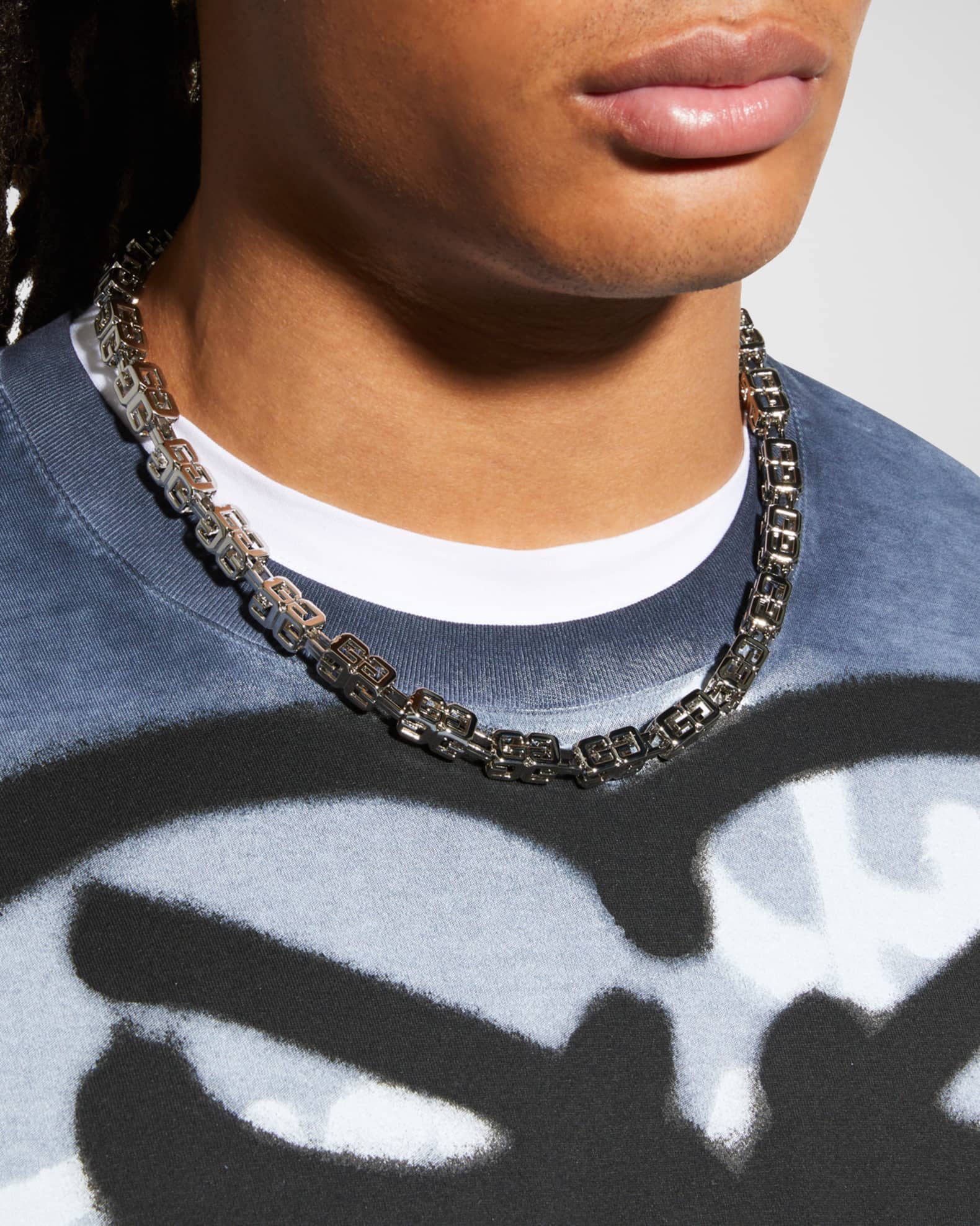 Givenchy Men's G-Cube Necklace | Neiman Marcus