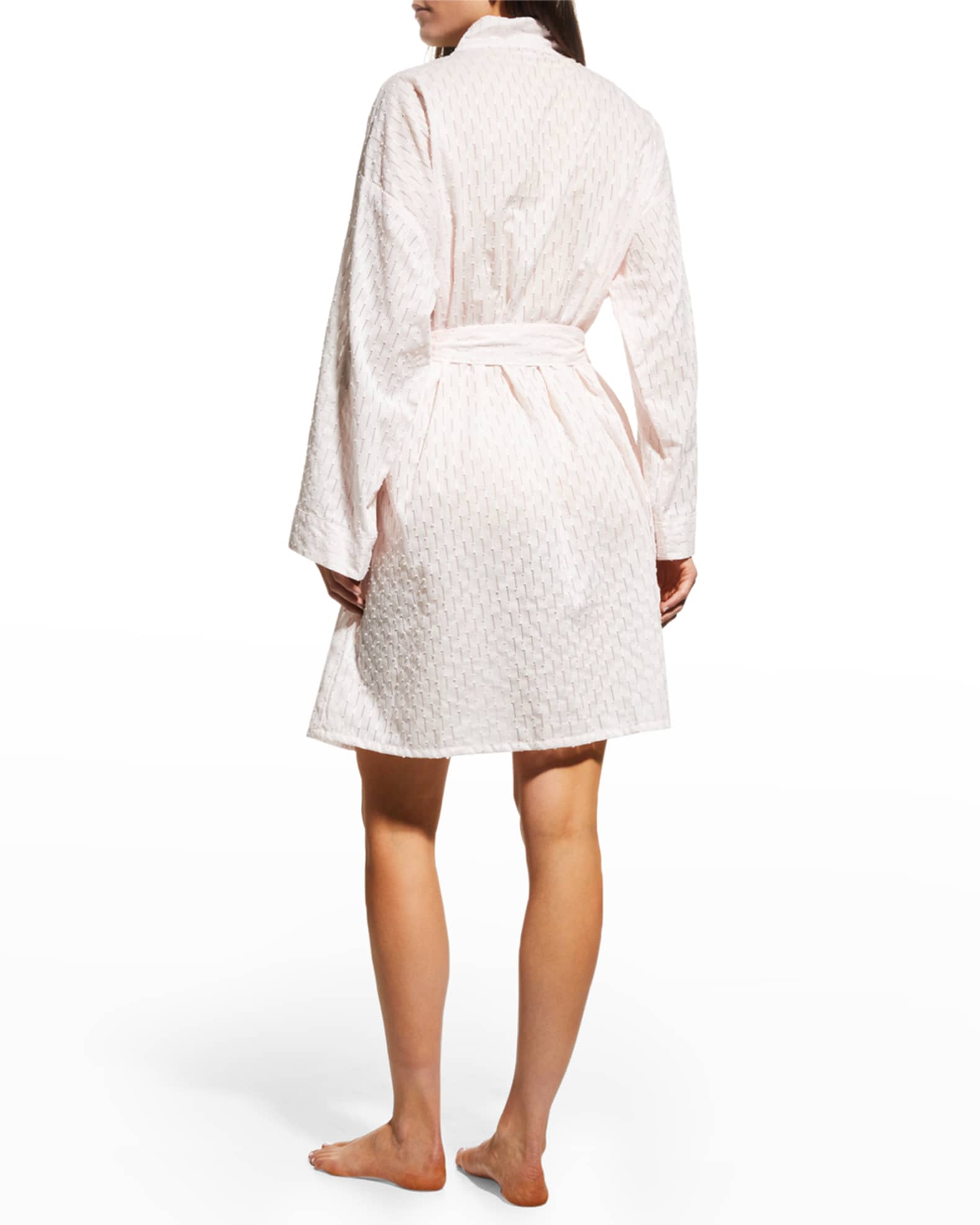 Andine Iggy Belted Pointelle Robe | Neiman Marcus
