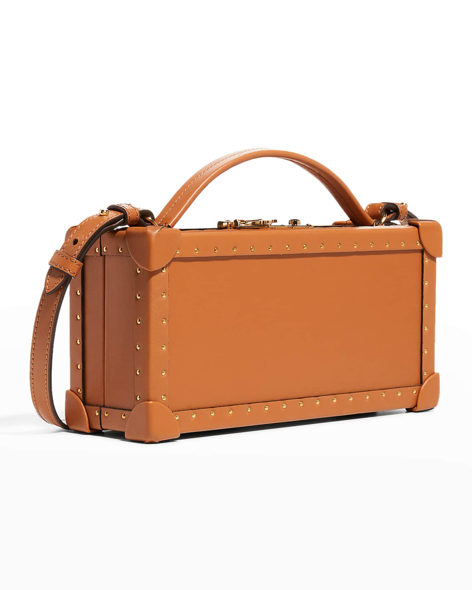 Tanner Krolle Wicket Stud Luggage Top-Handle Bag | Neiman Marcus