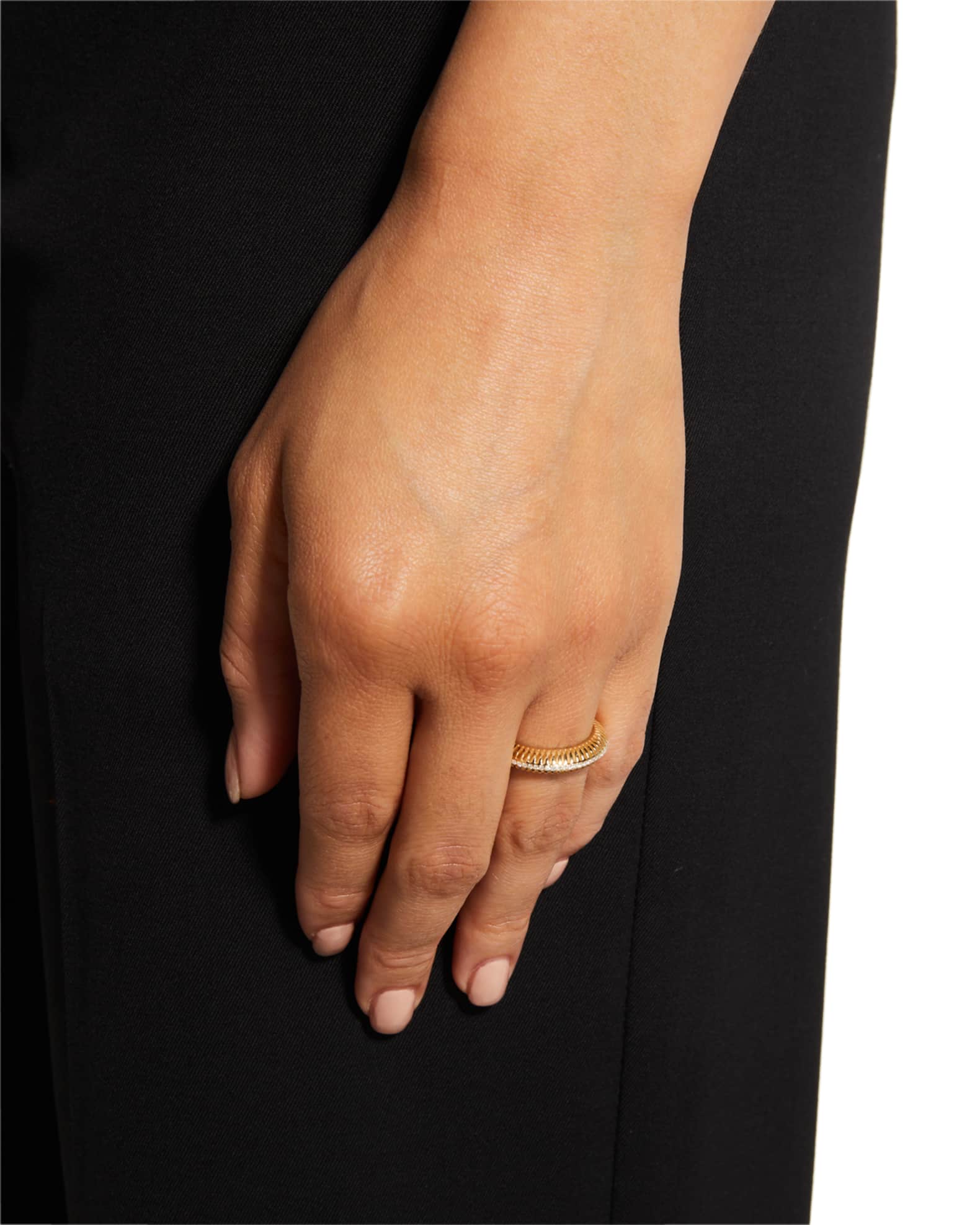 L'atelier Nawbar Yellow Gold Diamond Bombay Ring | Neiman Marcus