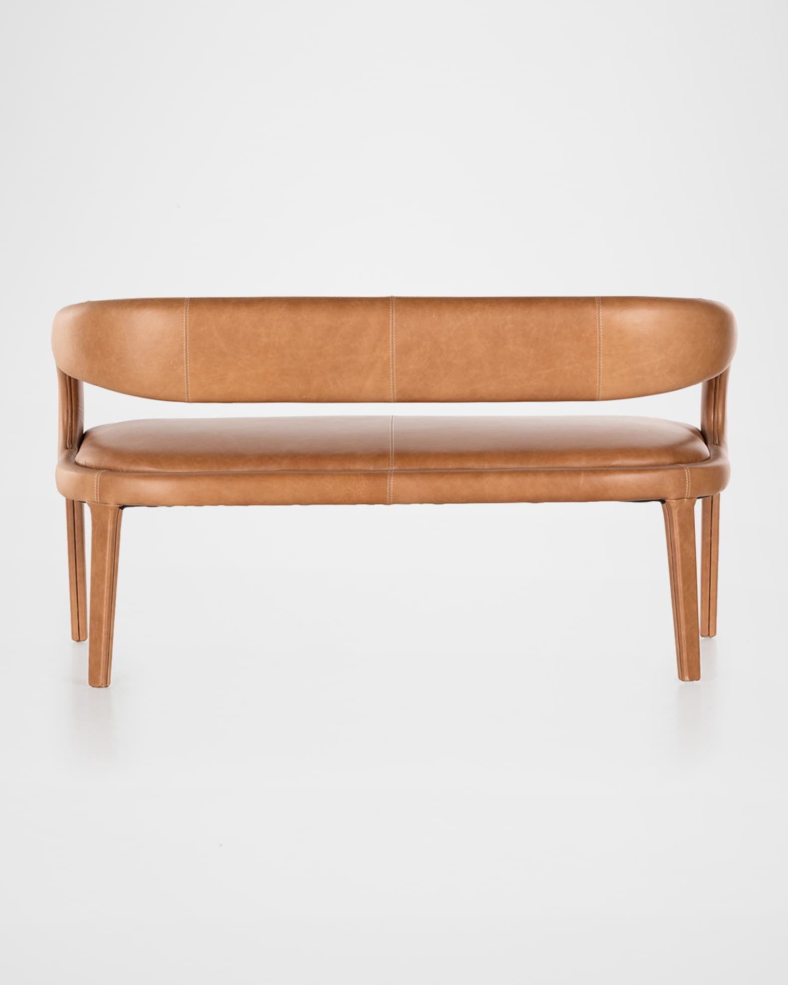 Four Hands Hawkins Leather Dining Bench | Neiman Marcus