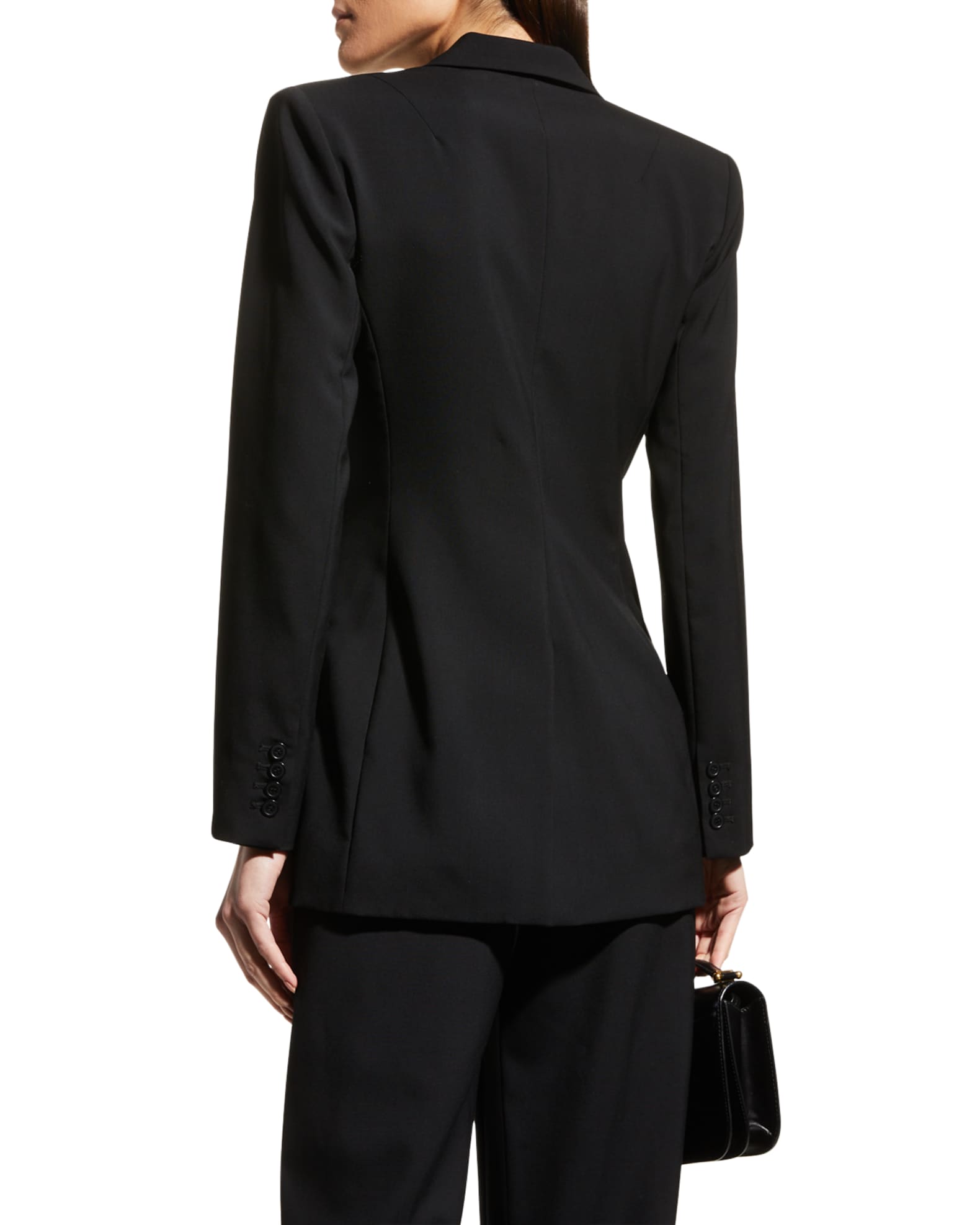 Salon 1884 Double-Breasted Blazer in Lightweight Wool | Neiman Marcus