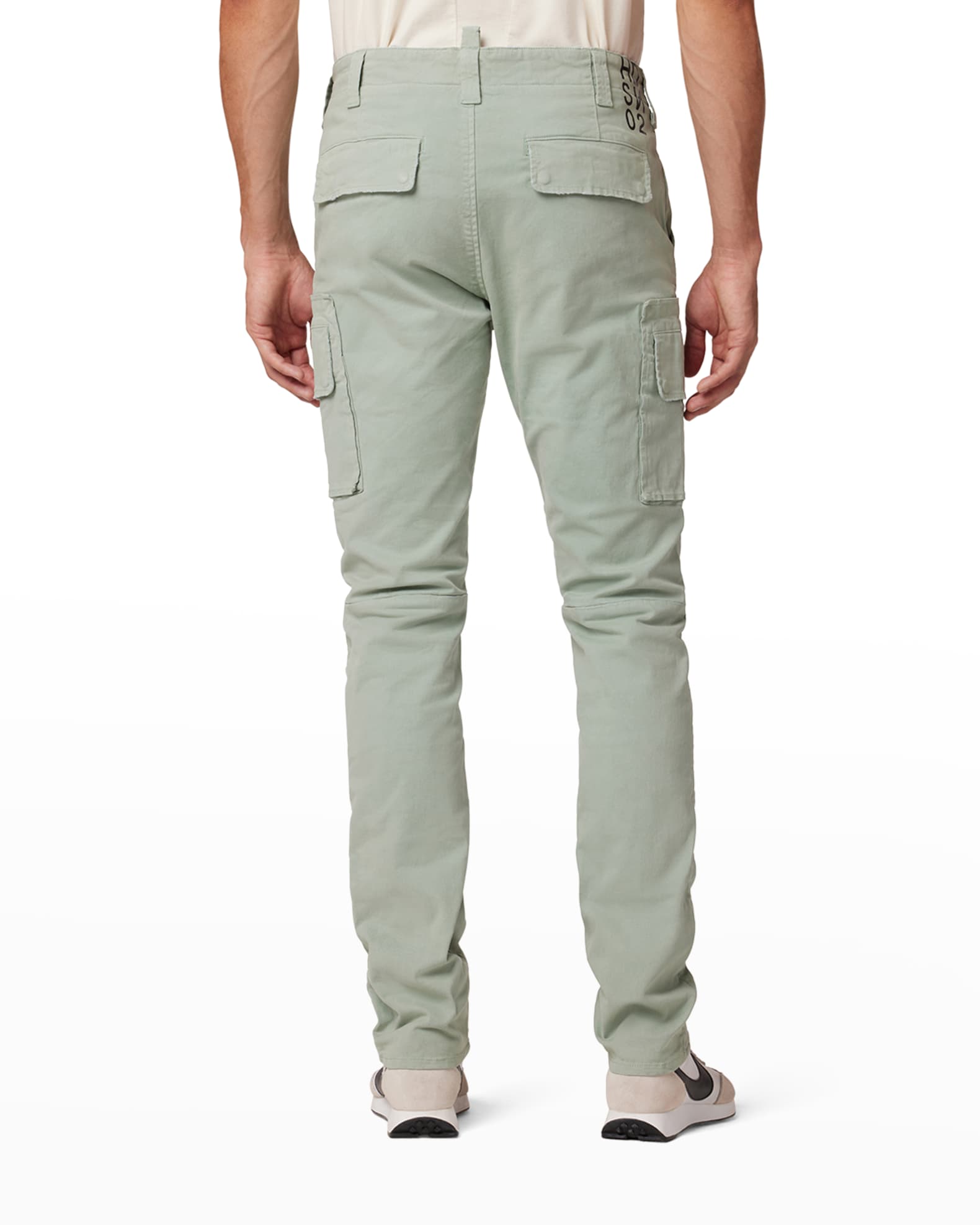 Hudson Men's Stacked Slim Military Cargo Pants | Neiman Marcus