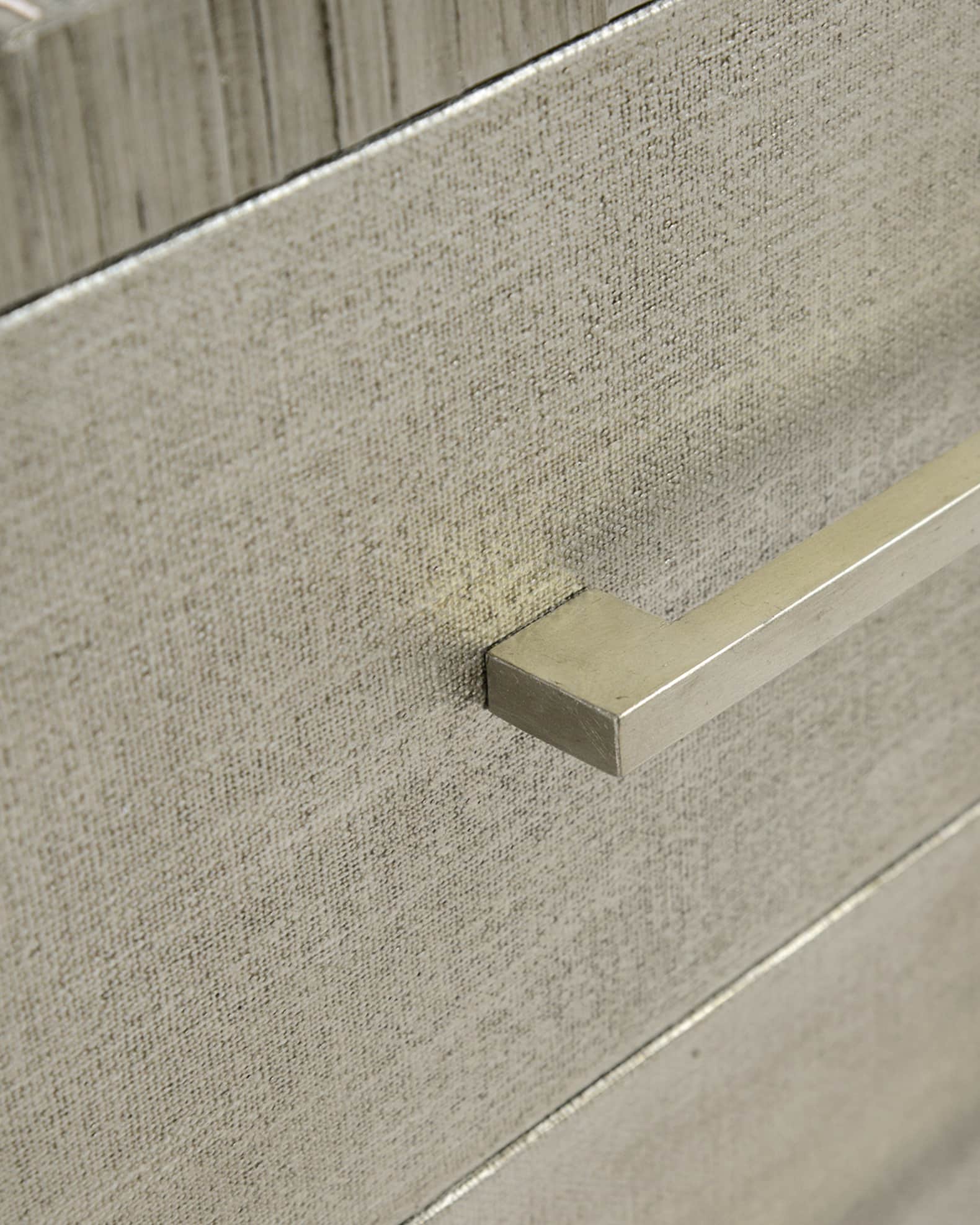 John-Richard Collection Carraway Silver Nightstand | Neiman Marcus