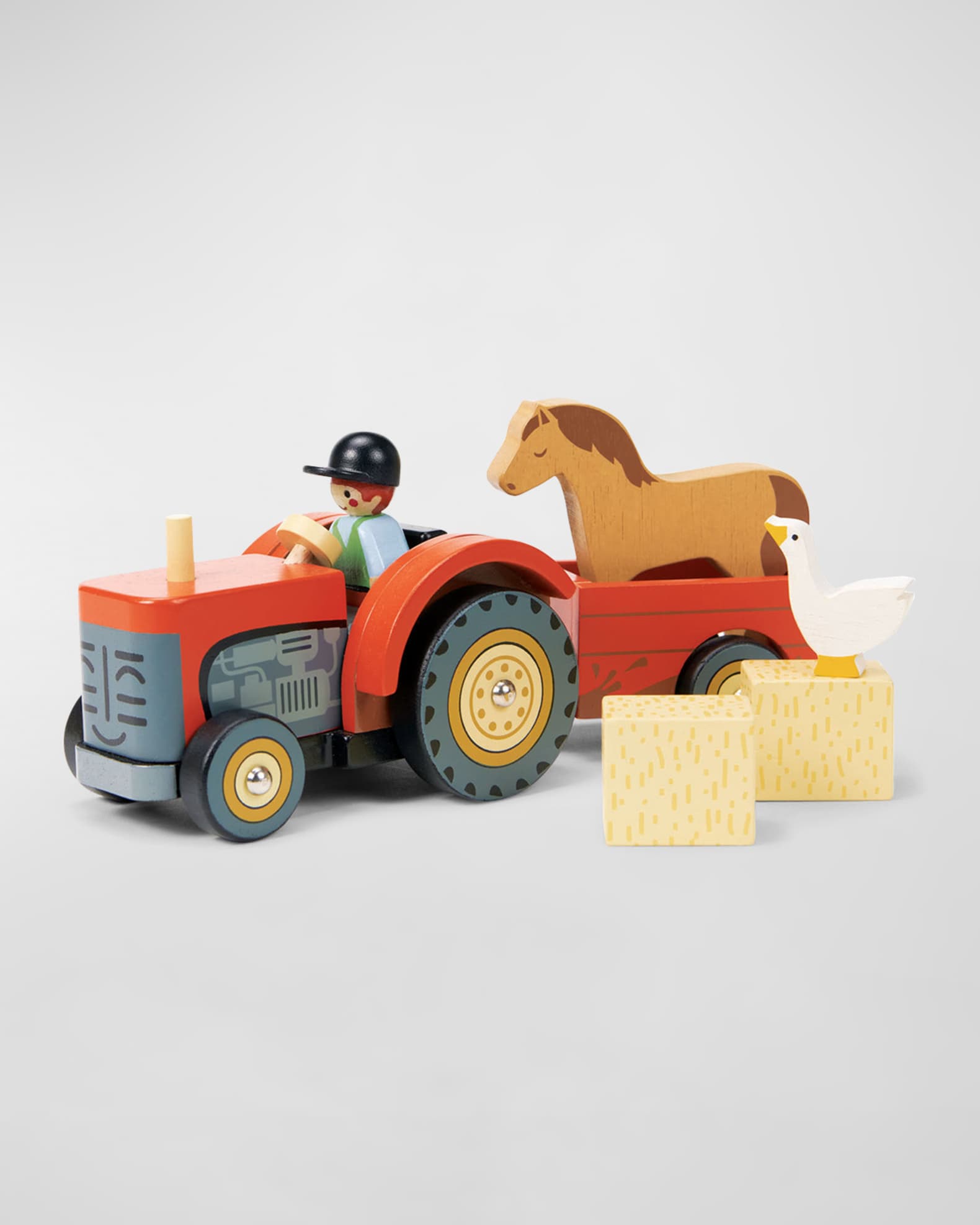 Tender Leaf Toys Farmyard Tractor Set | Neiman Marcus