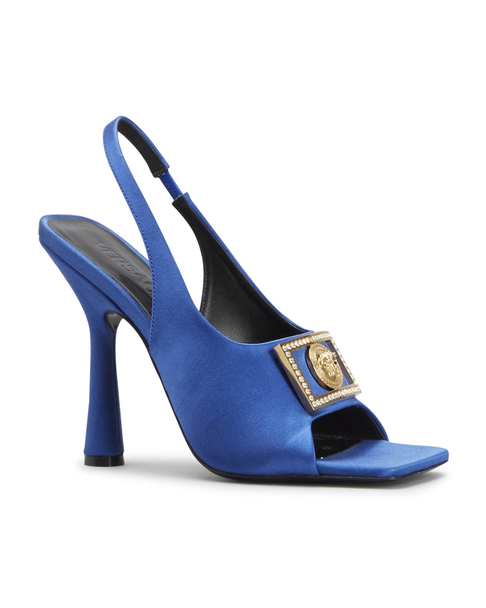 Versace Medusa Crystal Sandals | Neiman Marcus