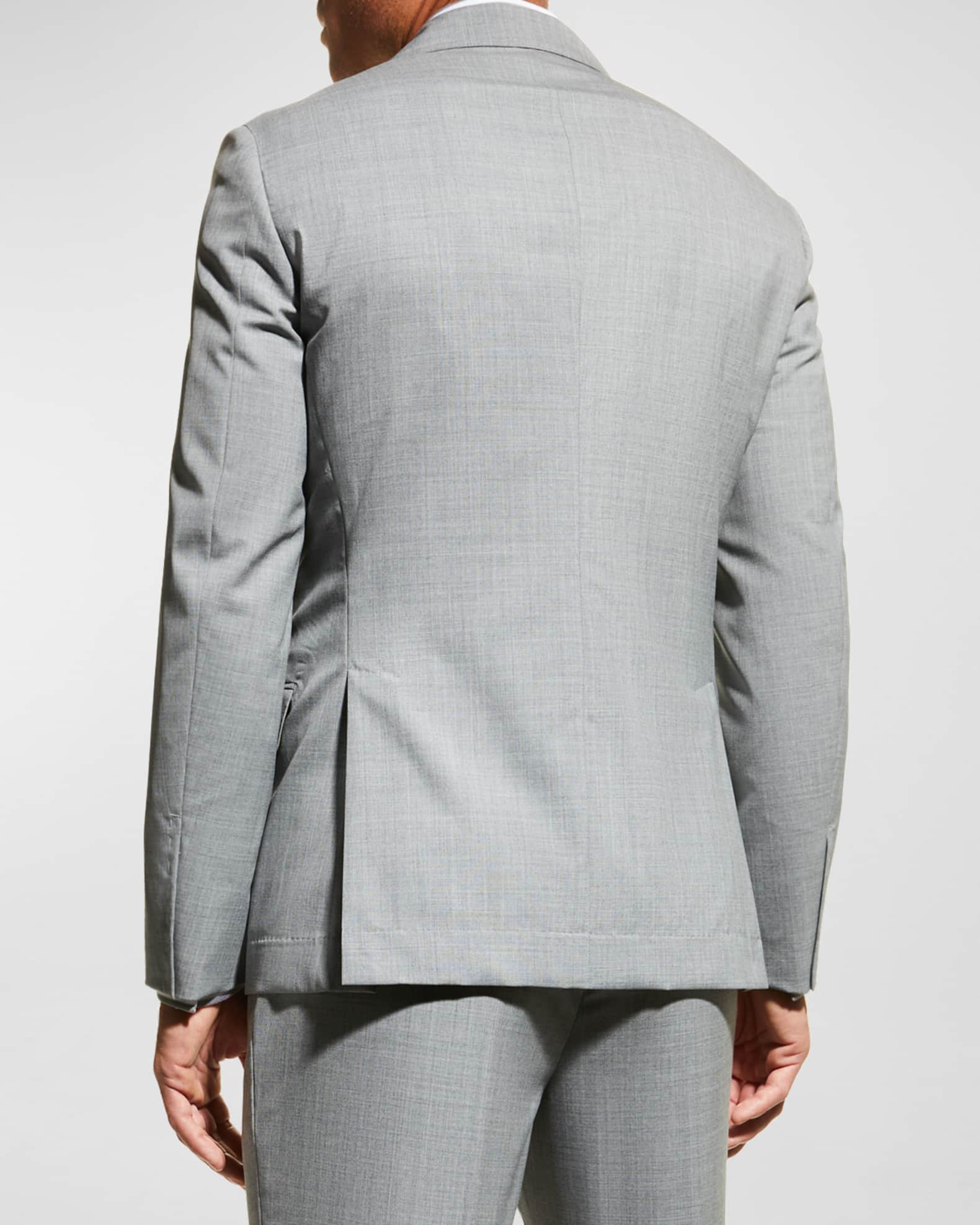 Brunello Cucinelli Men's Wool Three-Button Two-Piece Suit | Neiman Marcus