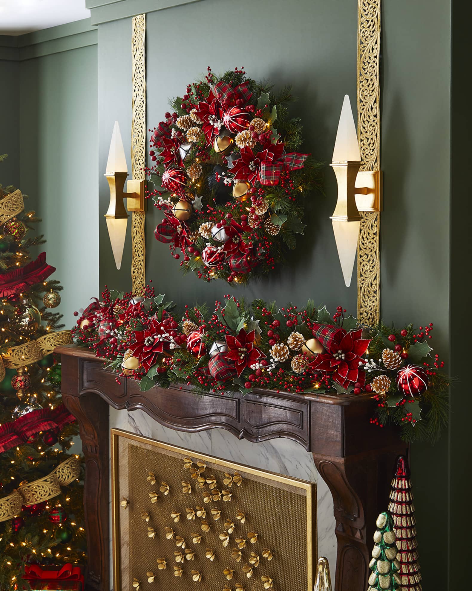 Neiman Marcus 6' Classic Christmas Pre-Lit Garland | Neiman Marcus Neiman Marcus 6' Classic Christmas Pre-Lit Garland | Neiman Marcus
