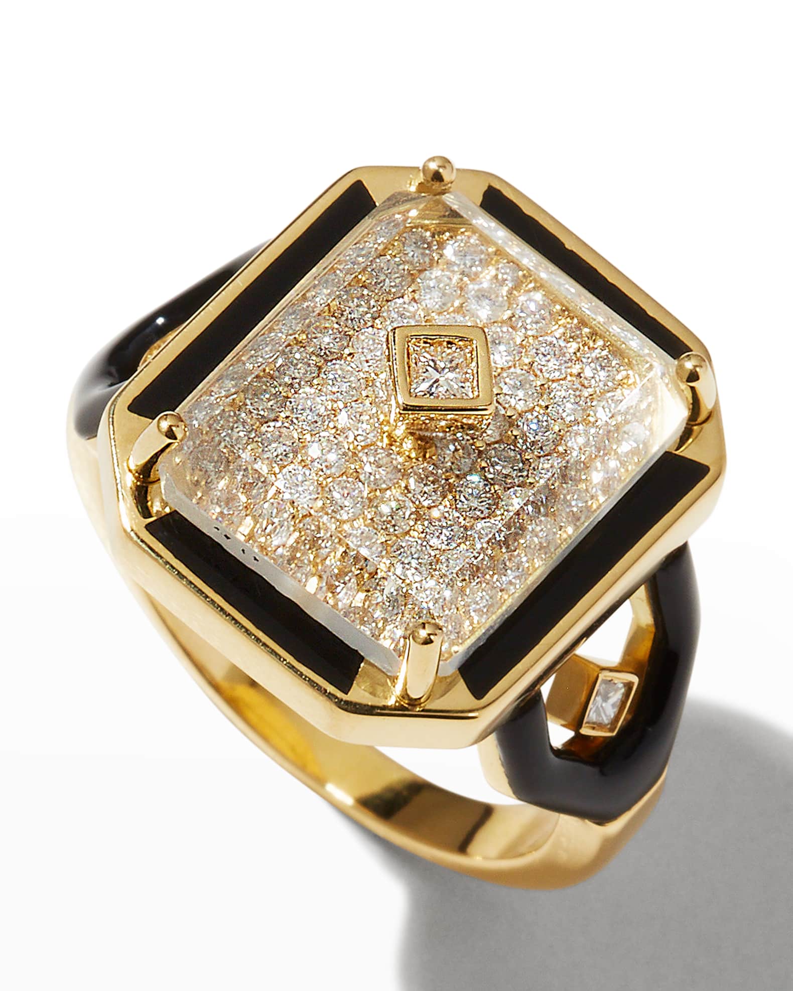 Lock In Forever Ring with Onyx