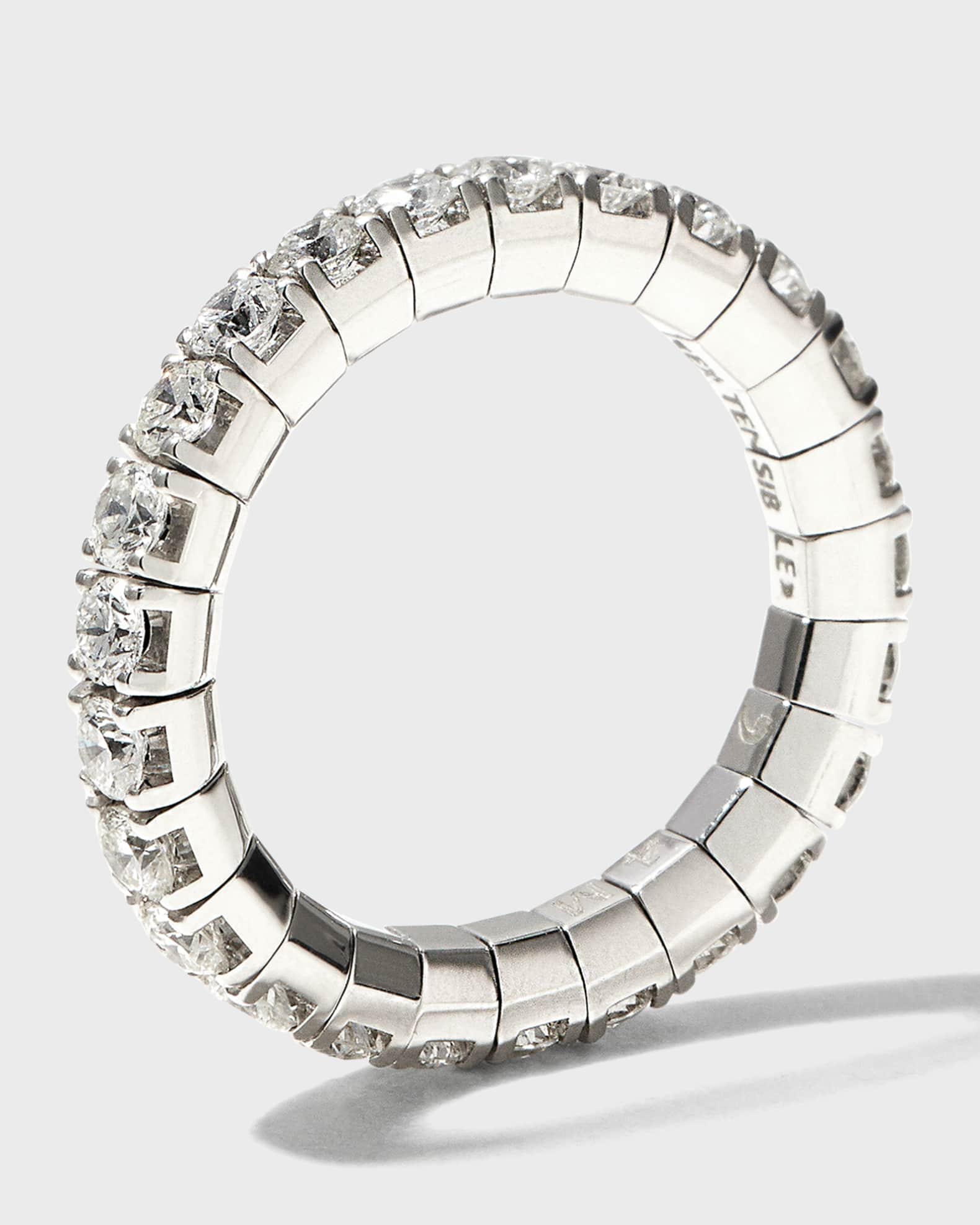 Extensible White Gold Stretch Diamond Ring, 1.68tcw | Neiman Marcus