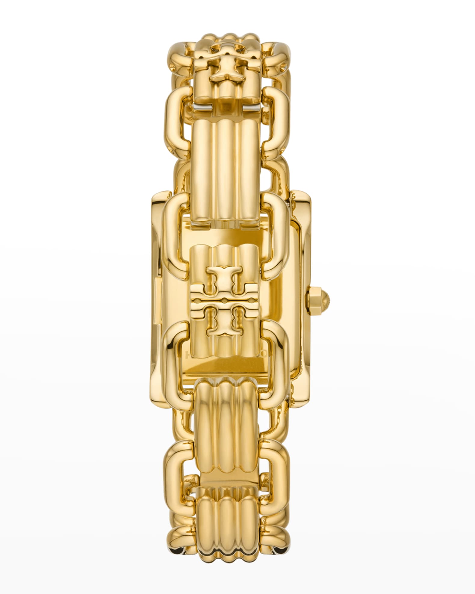 Tory Burch The Eleanor Watch with Bracelet Strap, Gold-Tone Stainless ...
