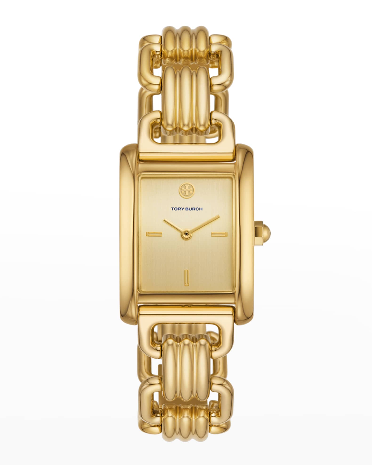 Tory Burch The Eleanor Watch with Bracelet Strap, Gold-Tone Stainless ...