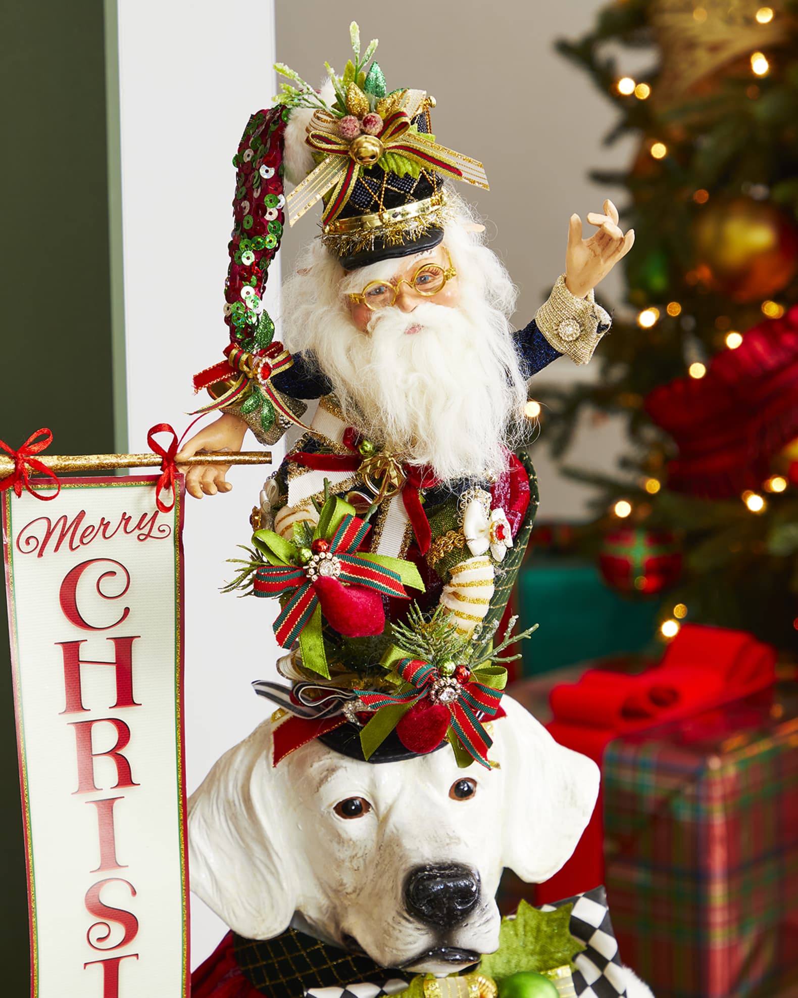 Mark Roberts 14.75" Dog Nutcracker | Neiman Marcus