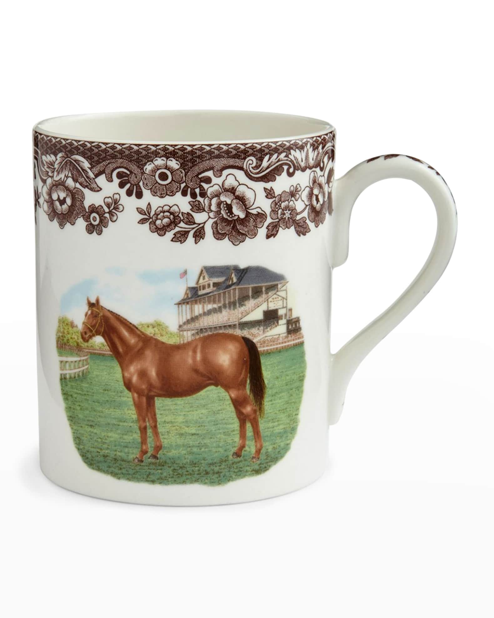Spode Thoroughbred Horse Mug, Set of 4 | Neiman Marcus