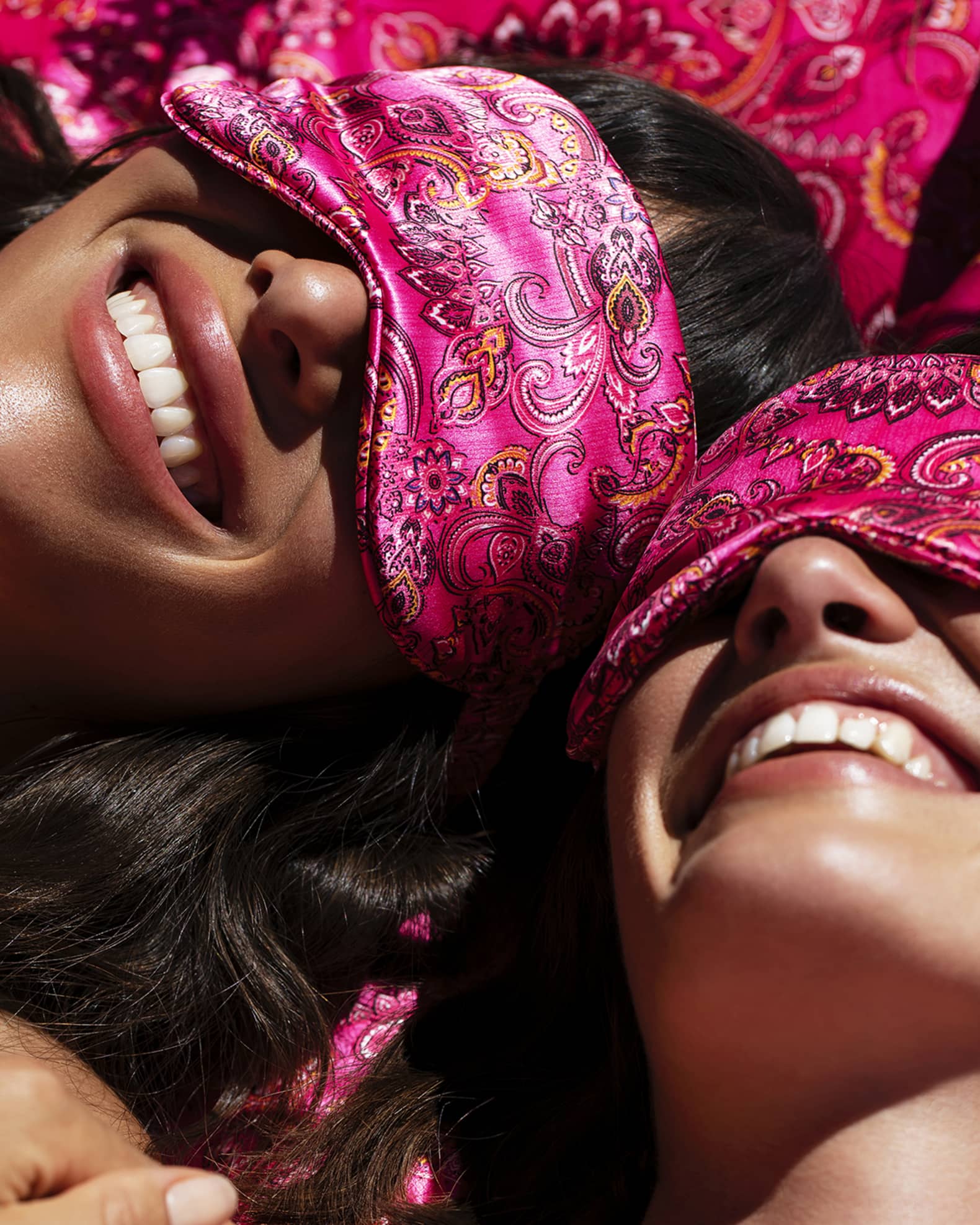 Slip x Alice + Olivia Pure Silk Sleep Mask, Spring Paisley | Neiman Marcus