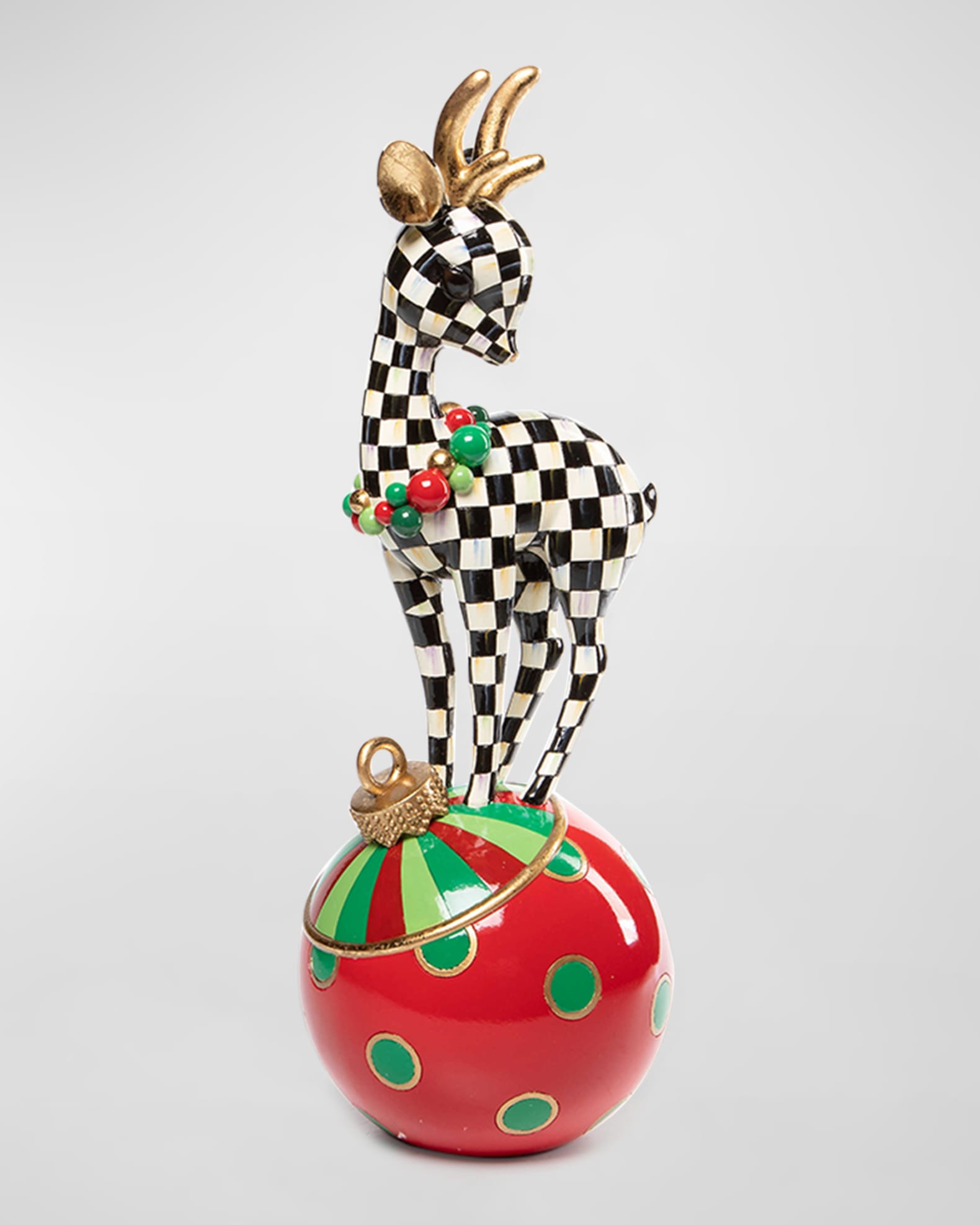 Holiday Tree & Deer On Ornament | Neiman Marcus