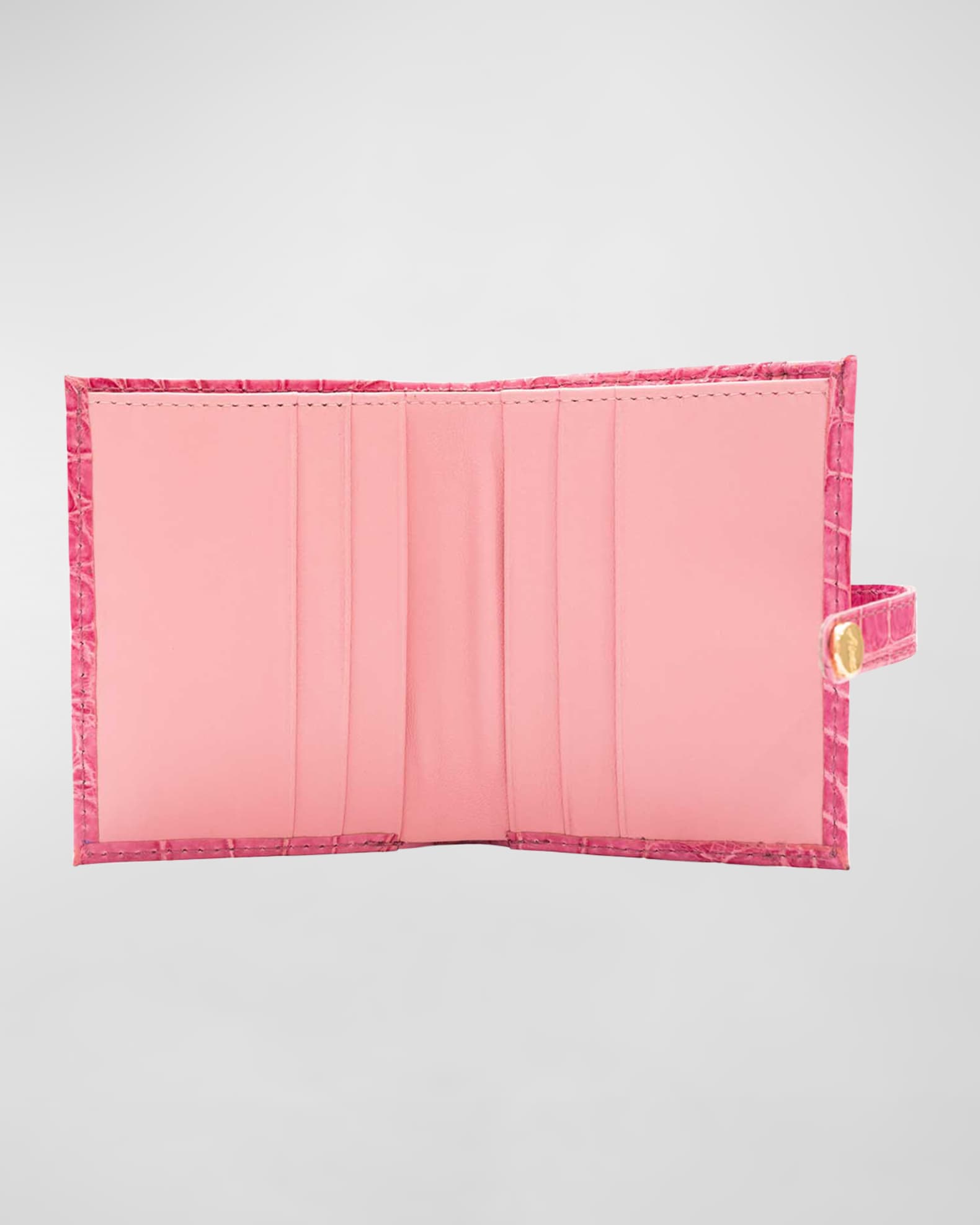 Abas Mini Alligator Bifold Wallet | Neiman Marcus