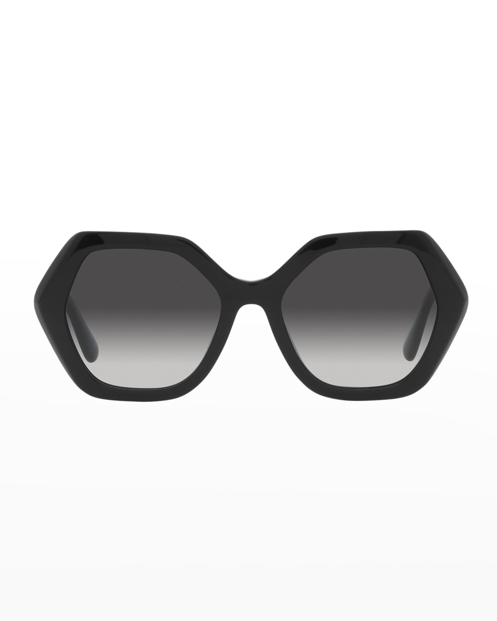 Dolce&Gabbana Geo Square Acetate Sunglasses | Neiman Marcus
