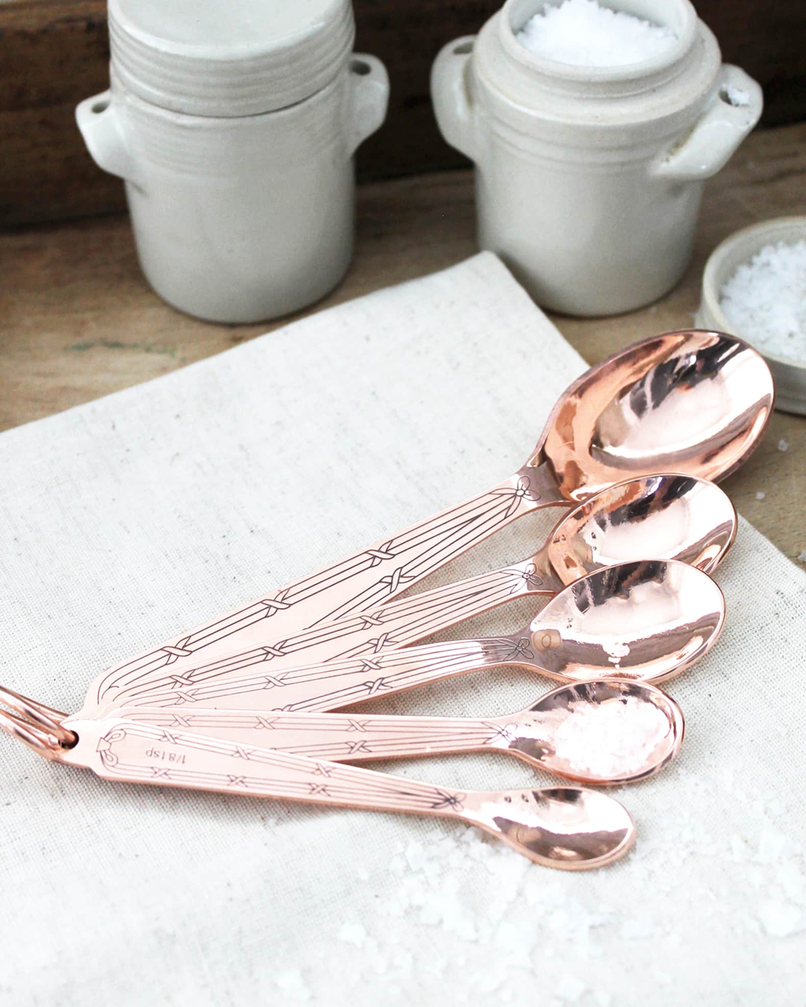 Coppermill Kitchen Vintage Inspired Measuring Spoons Set | Neiman Marcus