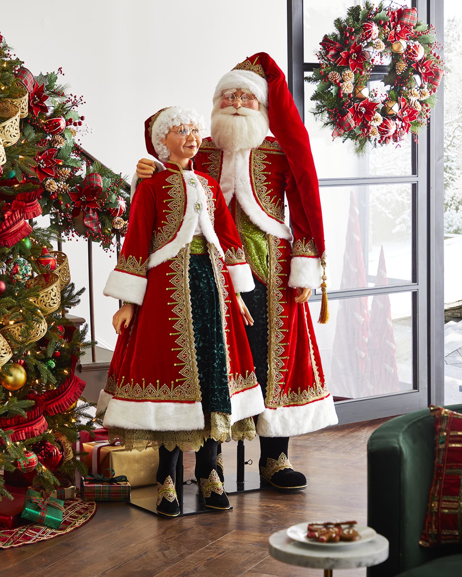 Katherine's Collection 63.5" Life-Size Santa Doll | Neiman Marcus