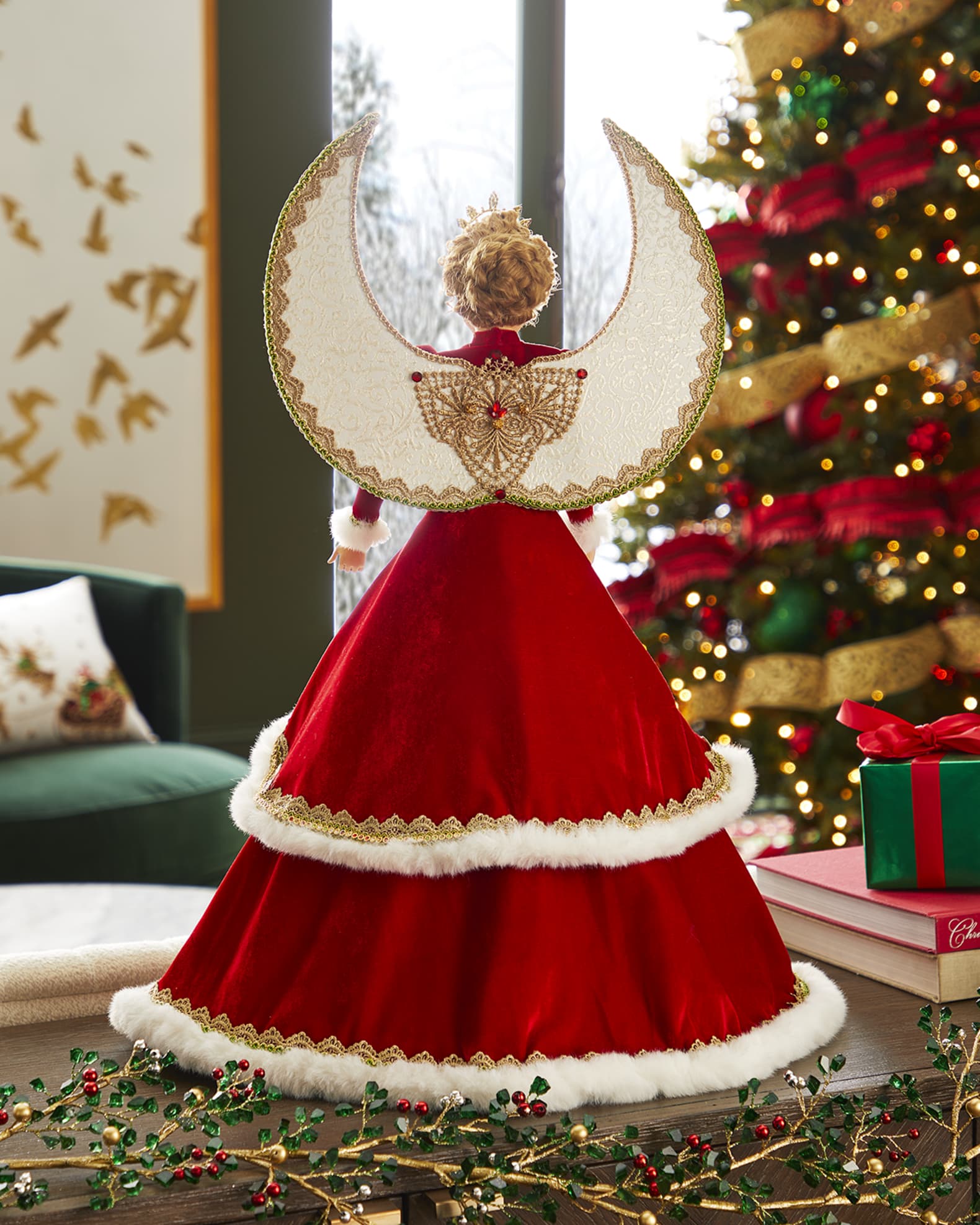 Katherine's Collection 27.5" All The Trimmings Tabletop Angel | Neiman ...