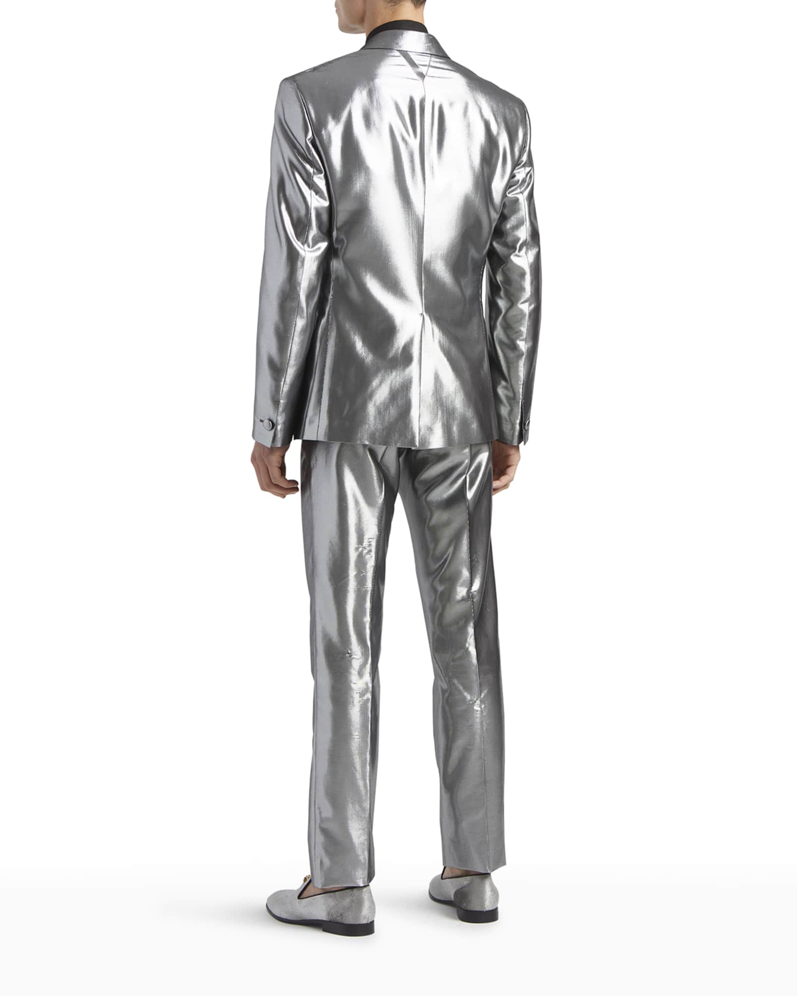Versace Men's Metallic Tuxedo Jacket | Neiman Marcus