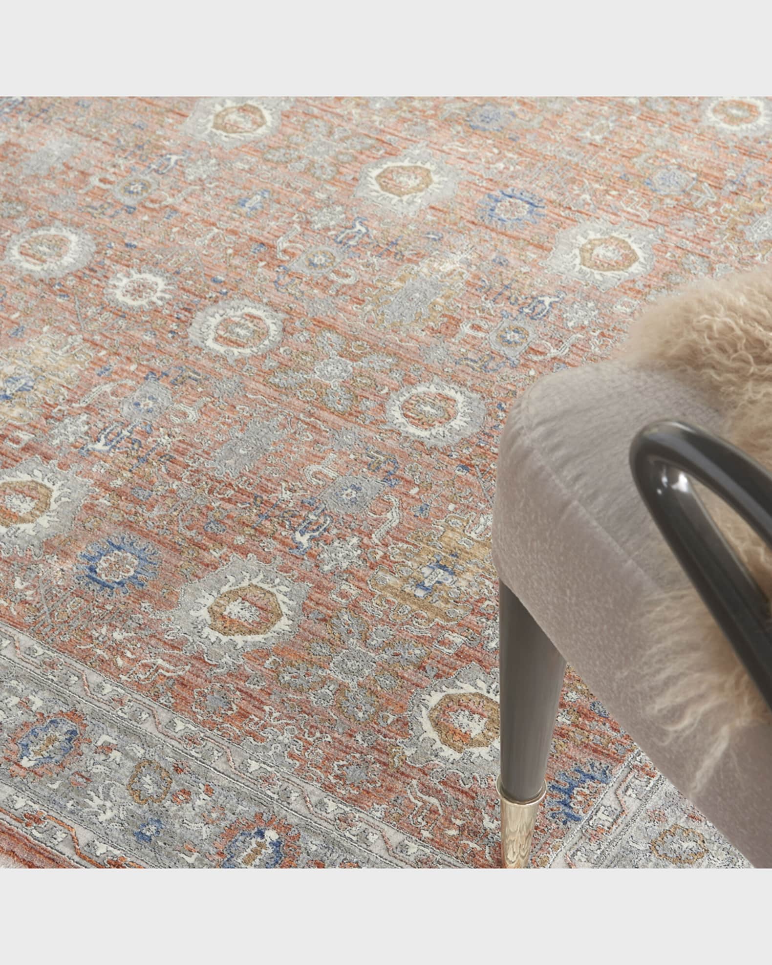 Barling Blush Power-Loomed Rug | Neiman Marcus