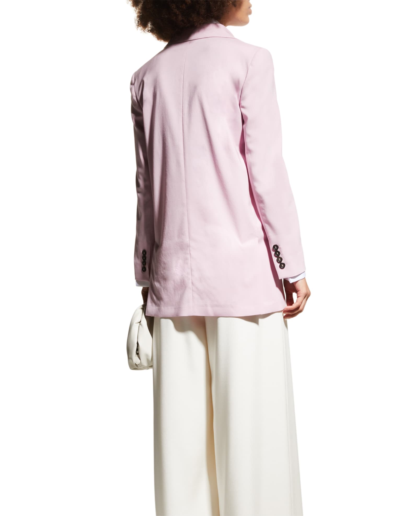 Max Mara Rapido Straight-Cut Wool-Blend Blazer | Neiman Marcus