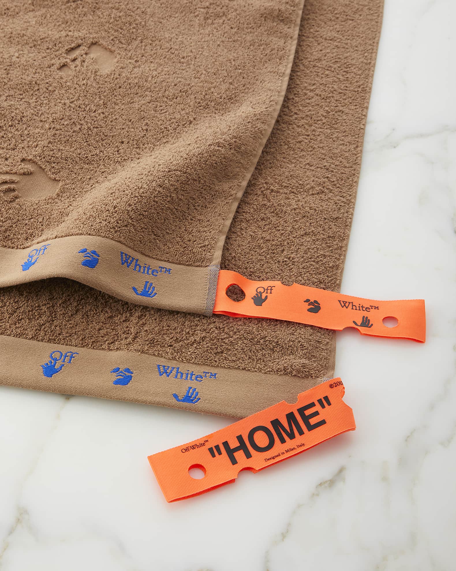 Off-White Swimming Man Logo Towel Set | Neiman Marcus