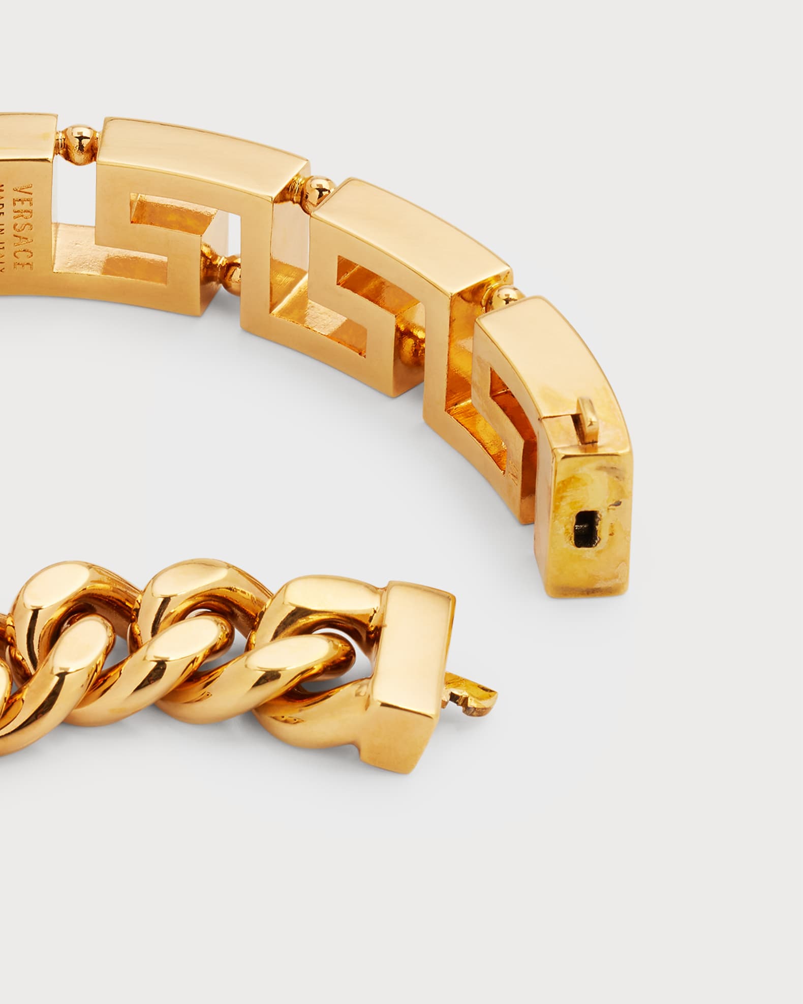 Versace Men's Greca Chain Bracelet | Neiman Marcus