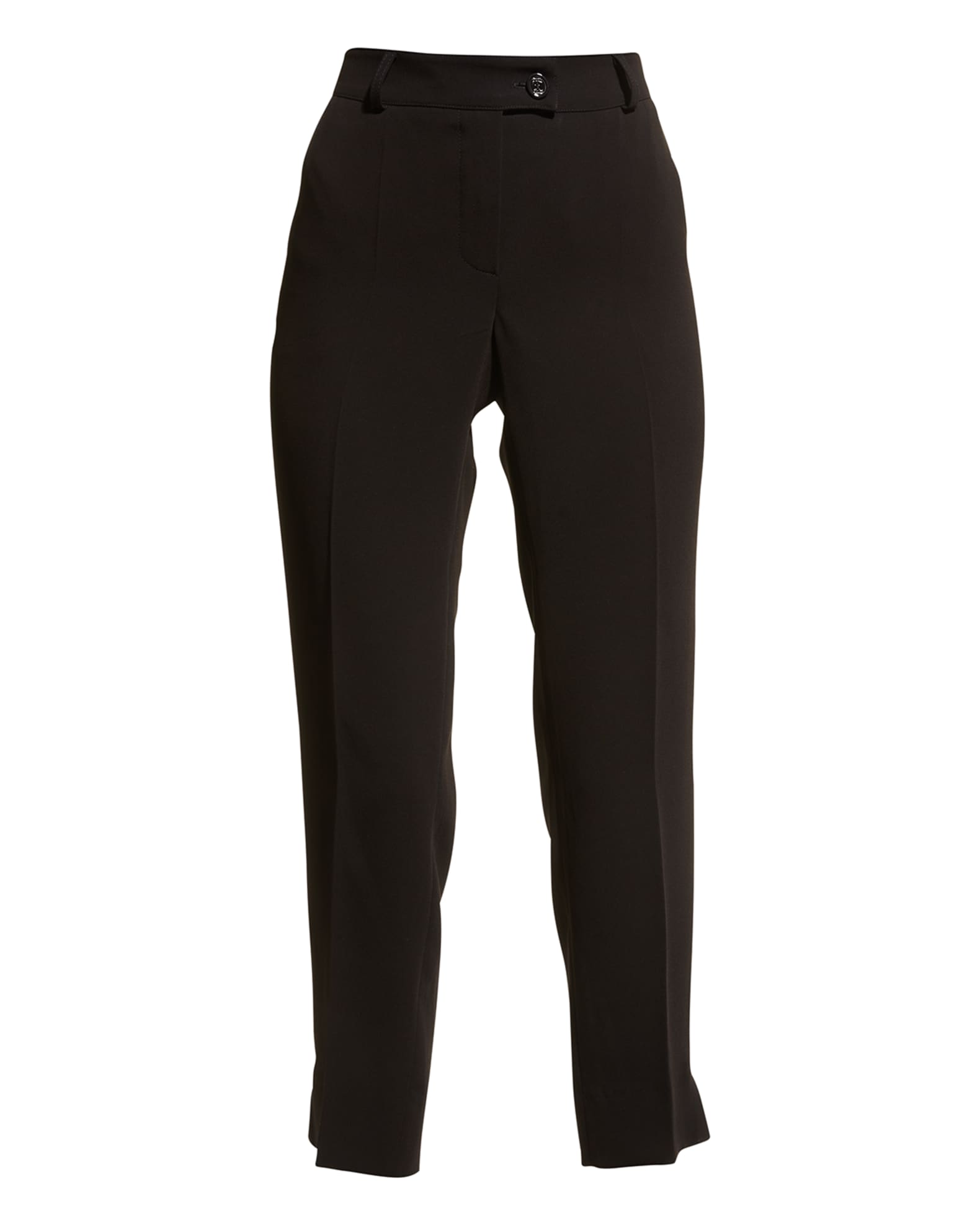 Maison Common Travel Safe Straight-Leg Crop Pants | Neiman Marcus