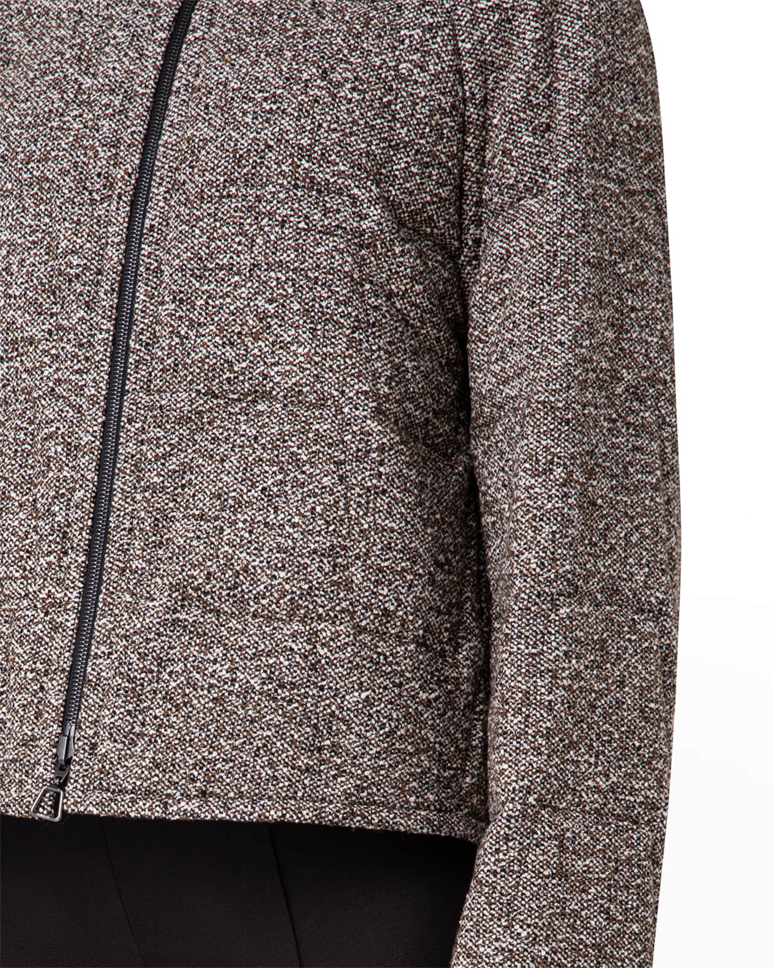 Akris Reversible Boucle & Quilted Tech Jacket | Neiman Marcus
