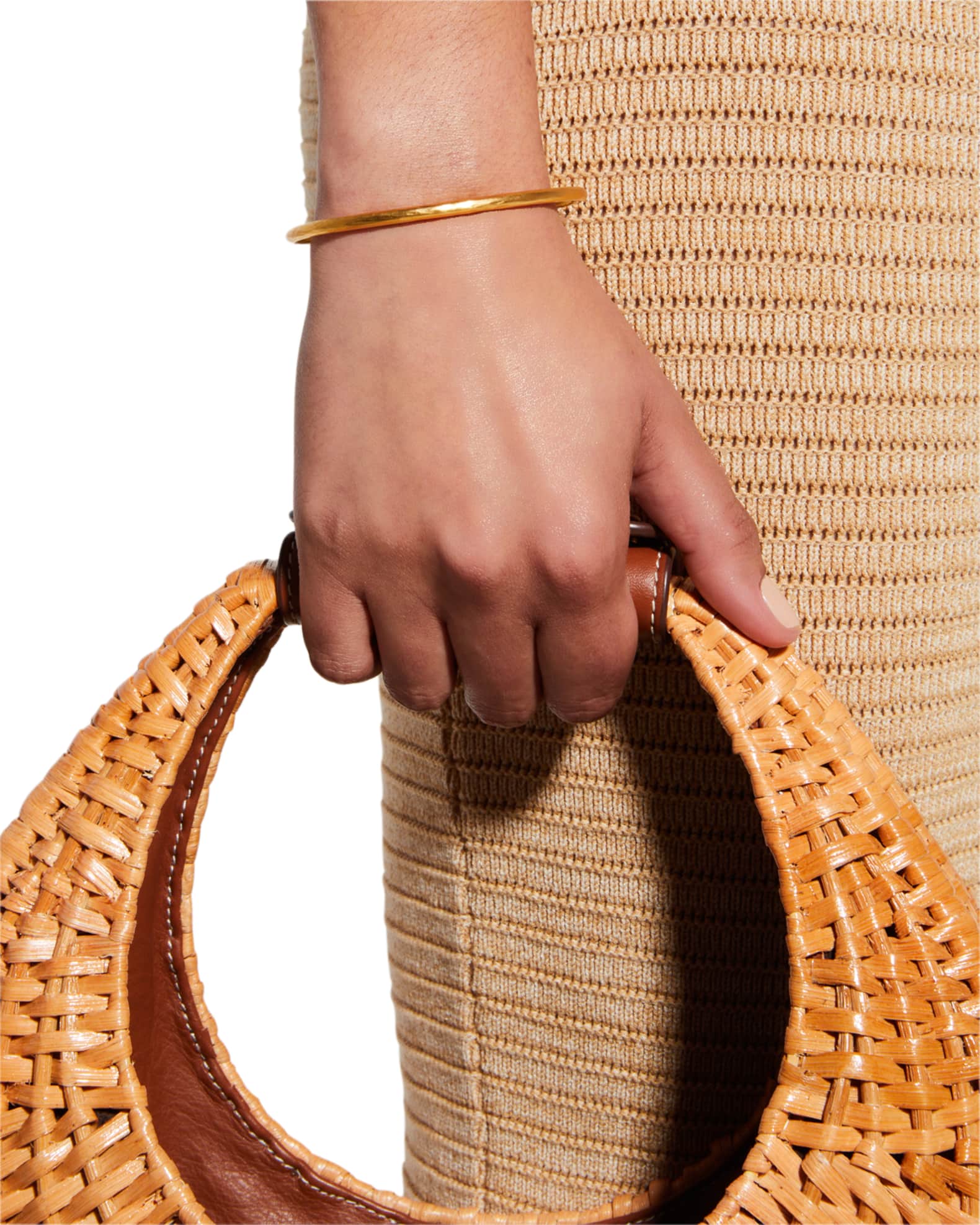Dina Mackney Hammered Bangle Bracelet | Neiman Marcus
