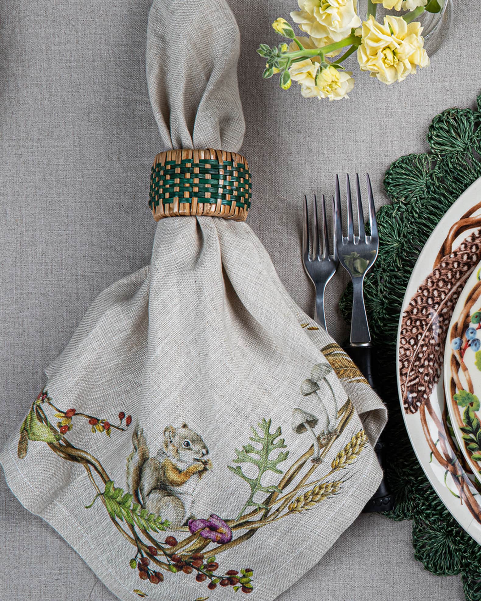 Woven Napkin Rings | Neiman Marcus