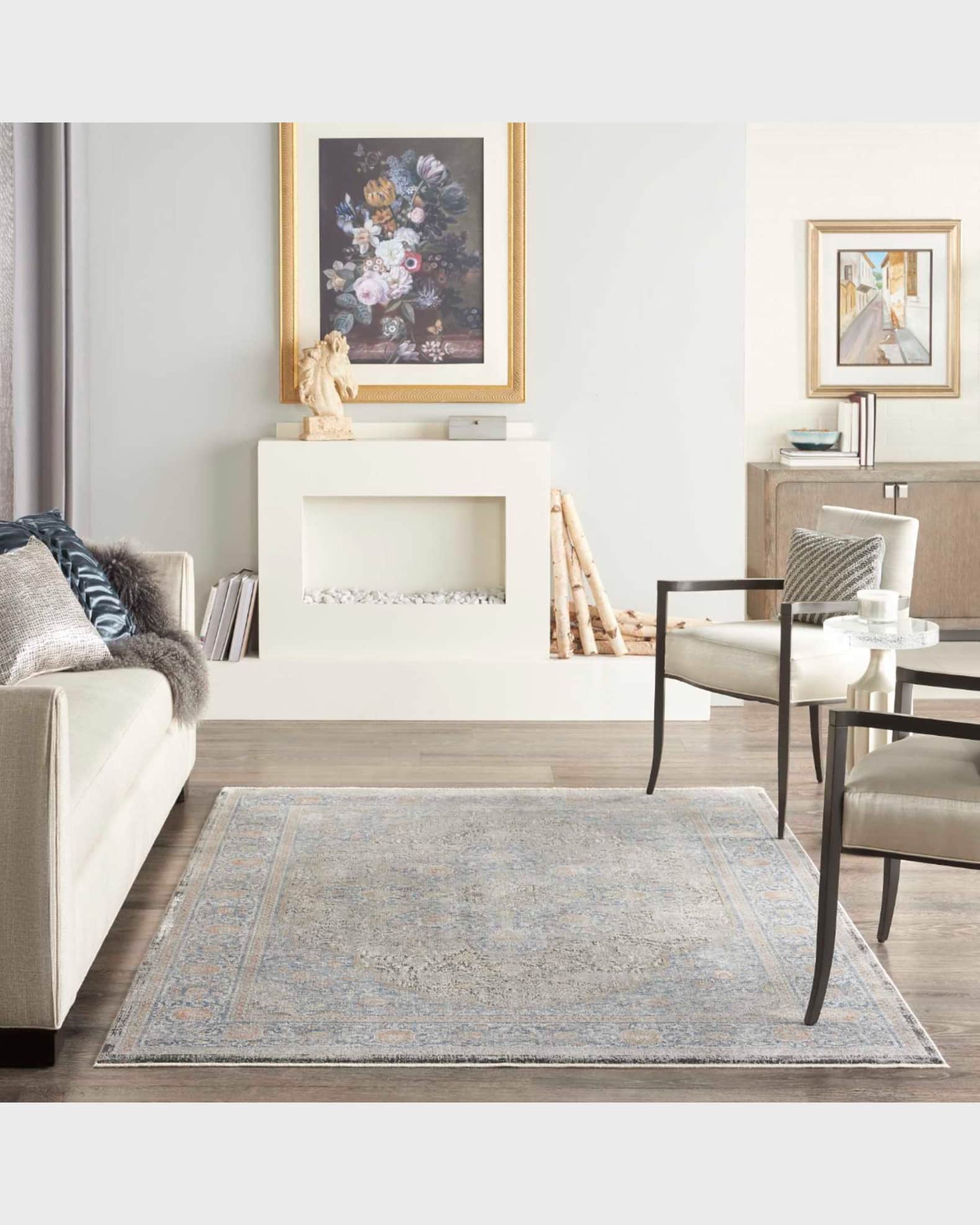 Nina Power-Loomed Rug | Neiman Marcus