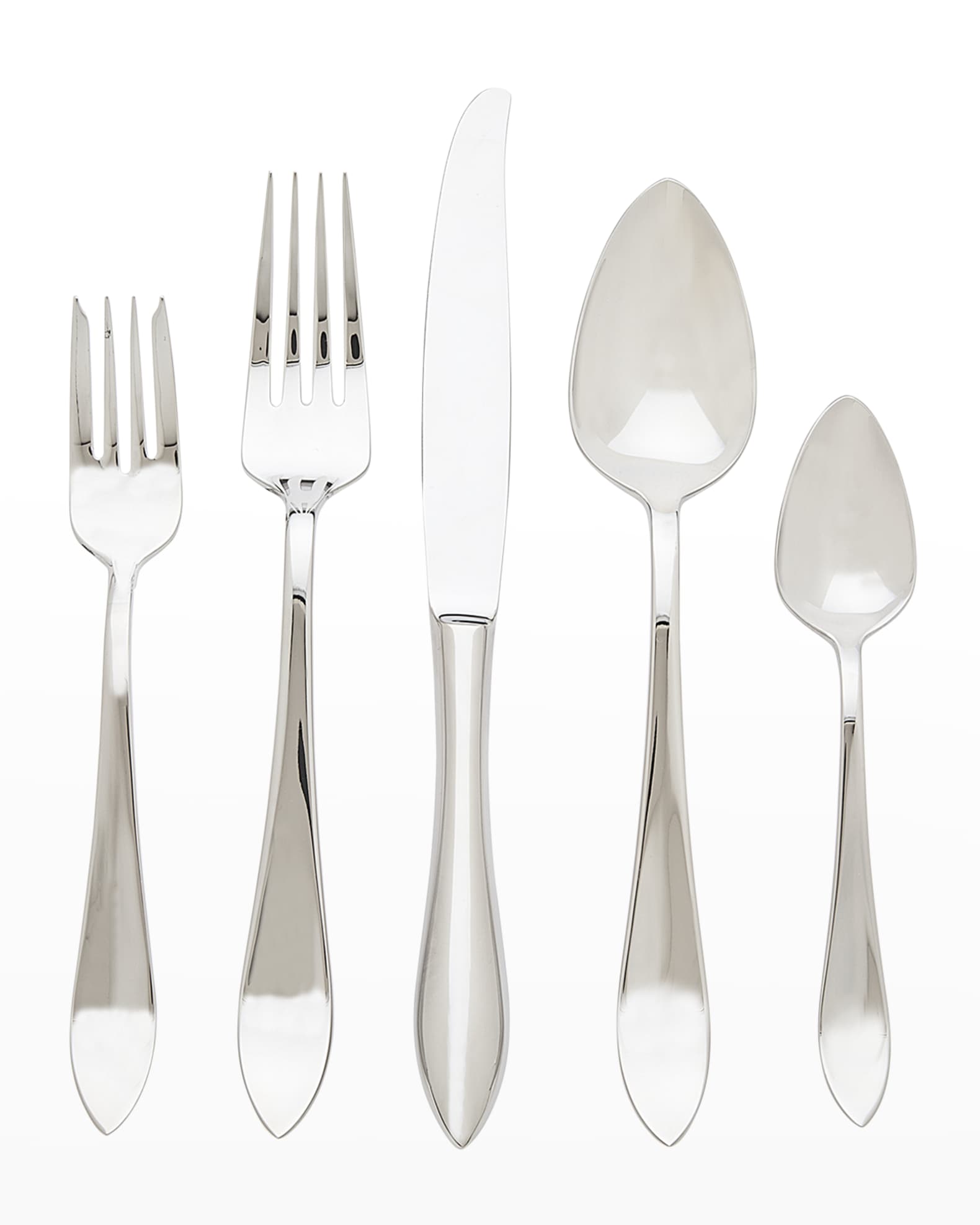 Ricci Silversmith Contorno 45-Piece Flatware Set | Neiman Marcus