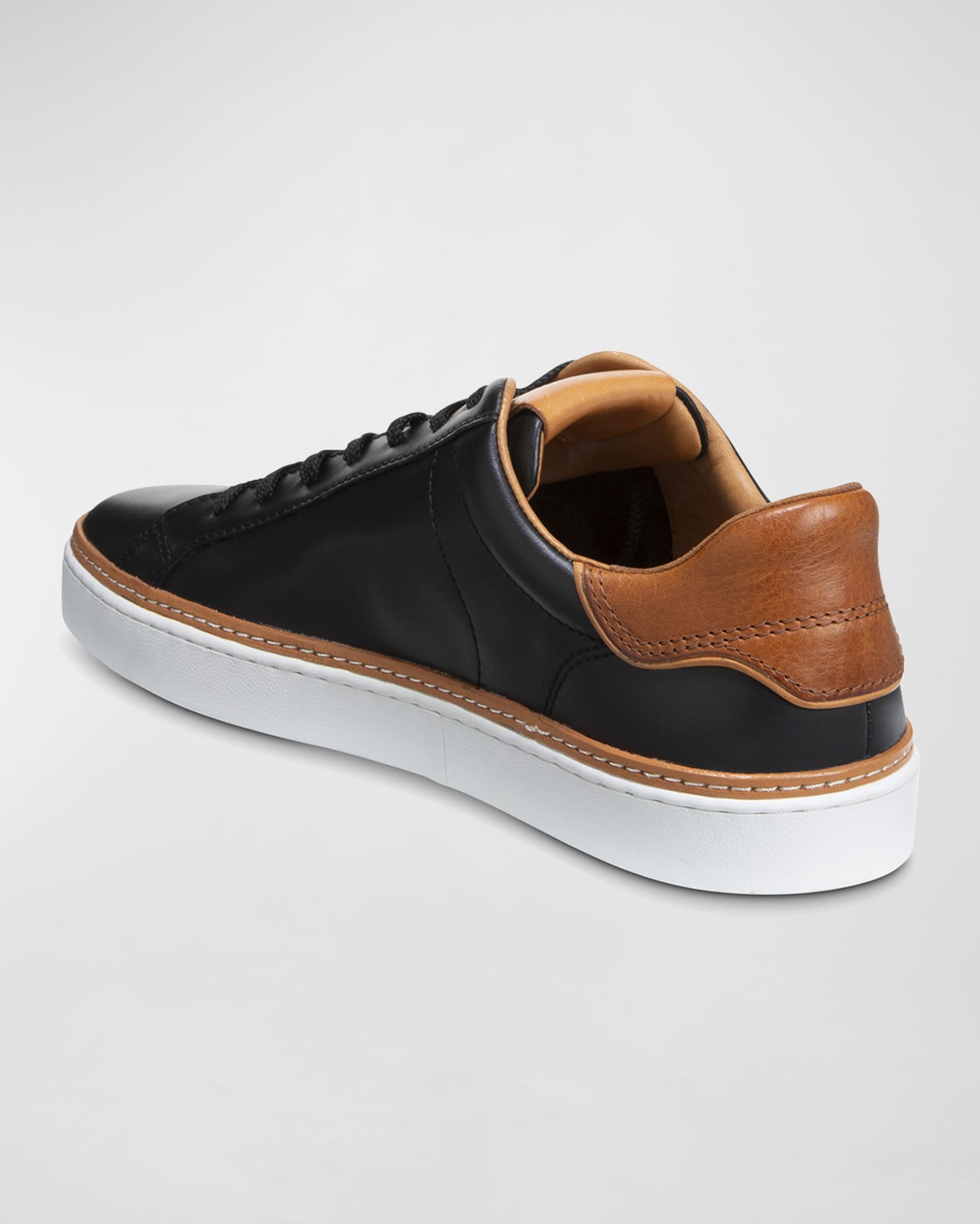 Allen Edmonds Men's Alpha Low-Top Leather Sneakers | Neiman Marcus